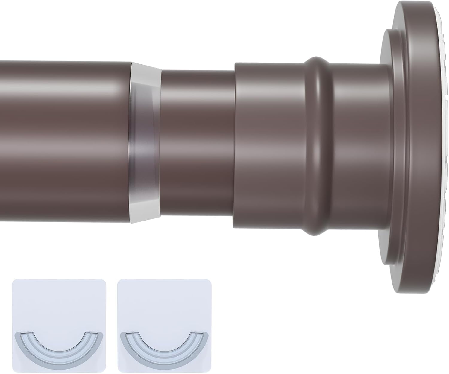 XIQIYY Spring Tension Curtain Rod 18-32 Inches Small Tension Rod Short ...