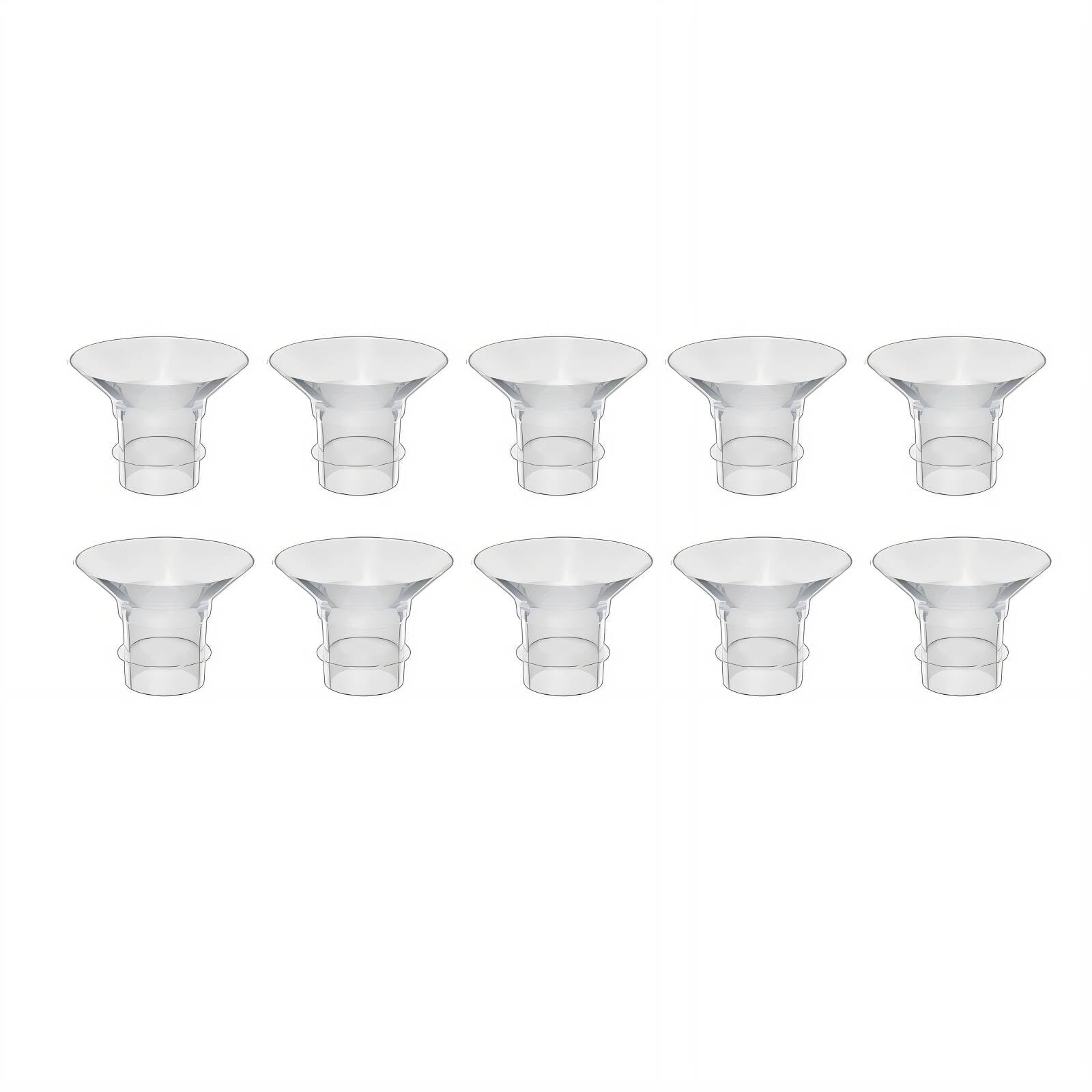 XIRQI 10 Pcs Spectra Breast Pump,Multiple Sizes for Different Mothers Flange Inserts for Spectra ...