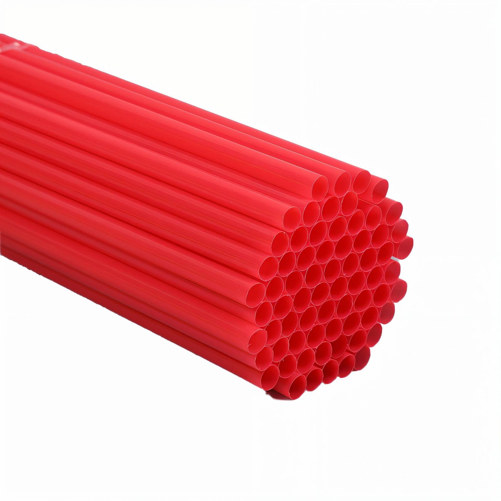 XIRQI 100Pcs Straws Disposable Sturdy Plastic Material Plastic Straws ...