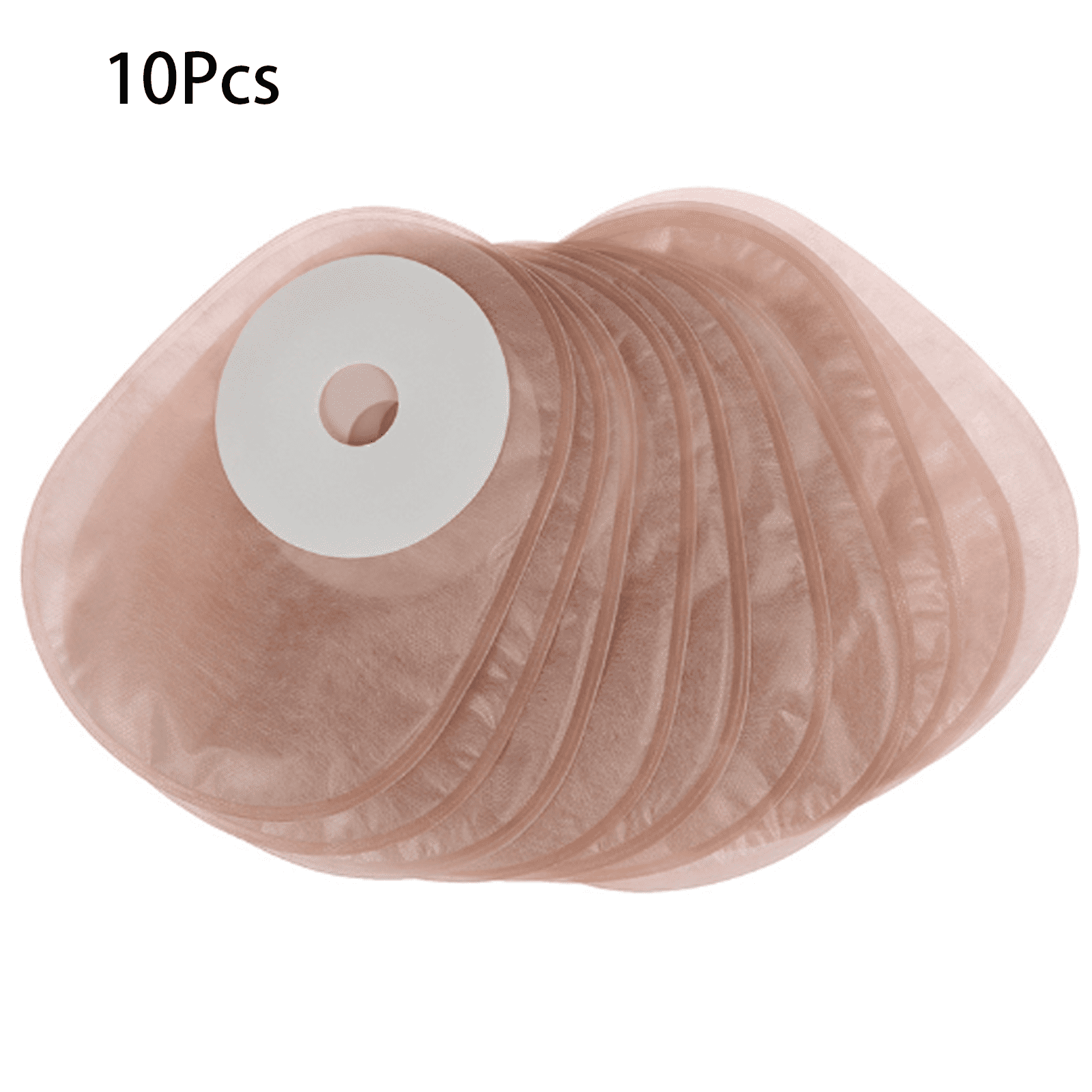 XIRQI 10Pcs Colostomy Bags,One-Piece Design Ostomy Supplies,Soft Non ...