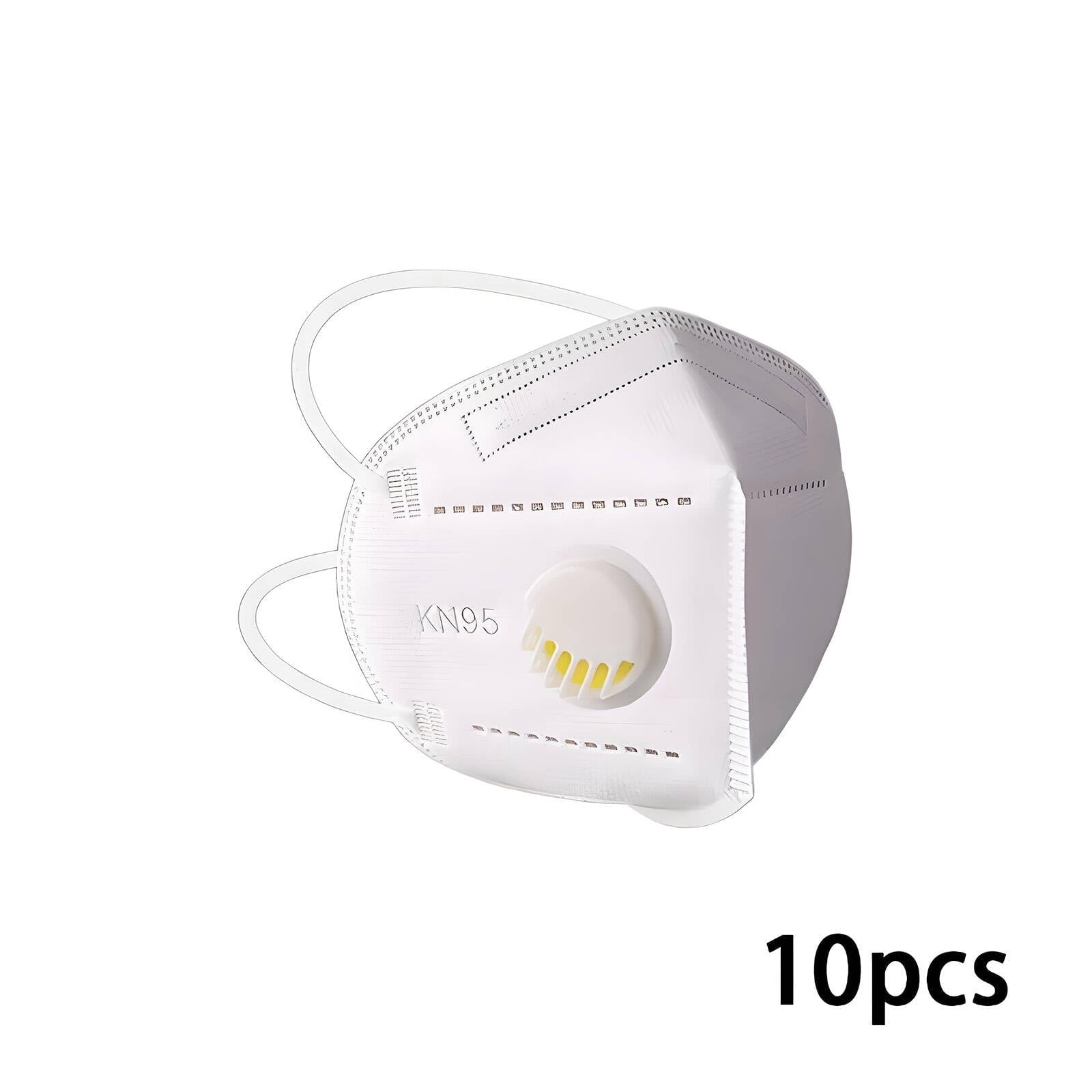 XIRQI 10Pcs Face Mask,3D Design KN95 Mask,Disposable Use KN95 ...