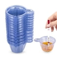 XIRQI 130 Pack Disposable Urine Cups, 40ml Thick Plastic Urine Specimen ...