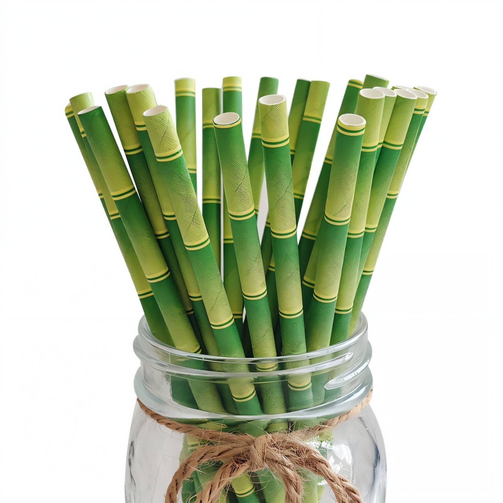 XIRQI 150Pcs Straws Disposable Premium Paper Construction Paper Straws ...