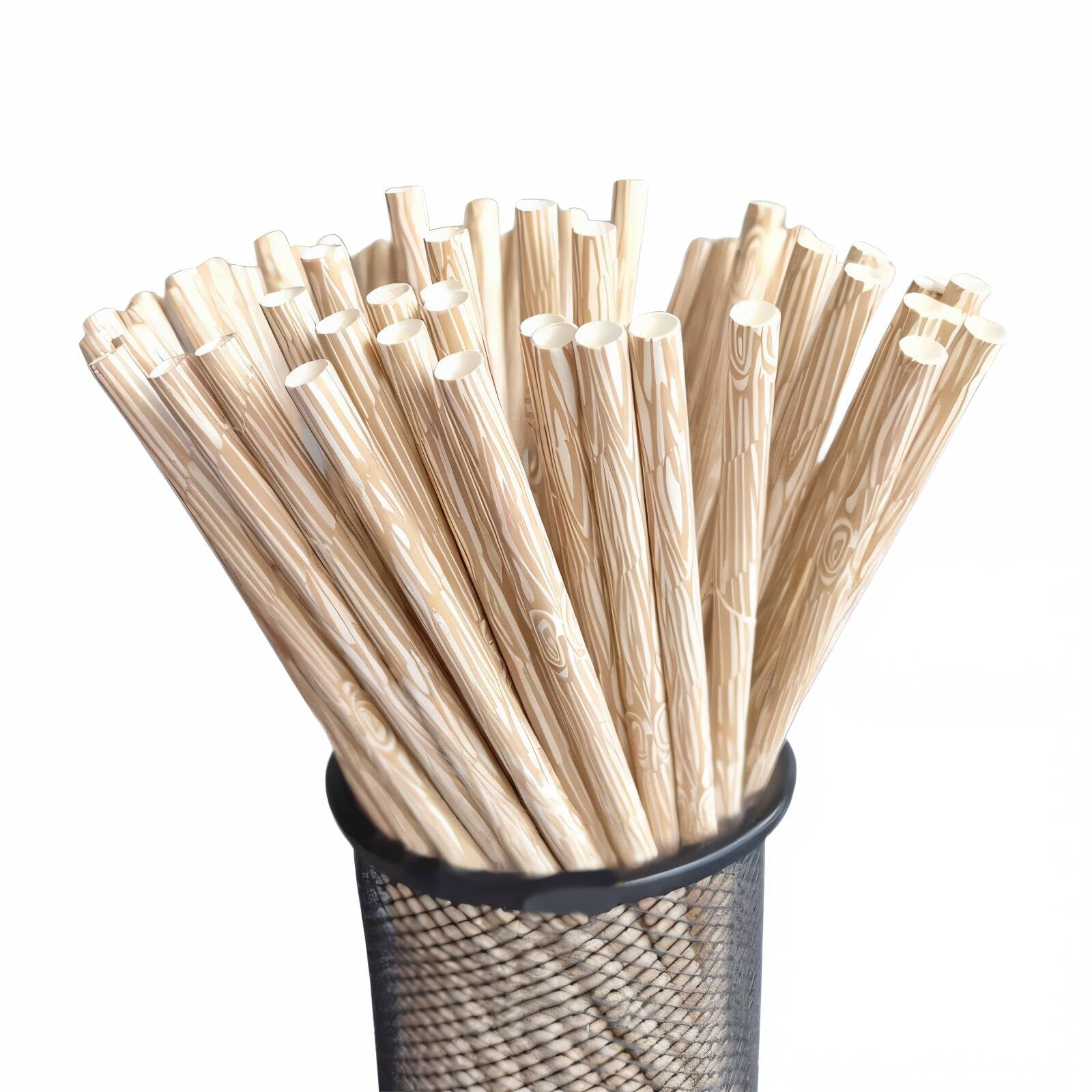 XIRQI 150Pcs Straws Disposable Premium Paper Construction Paper Straws ...