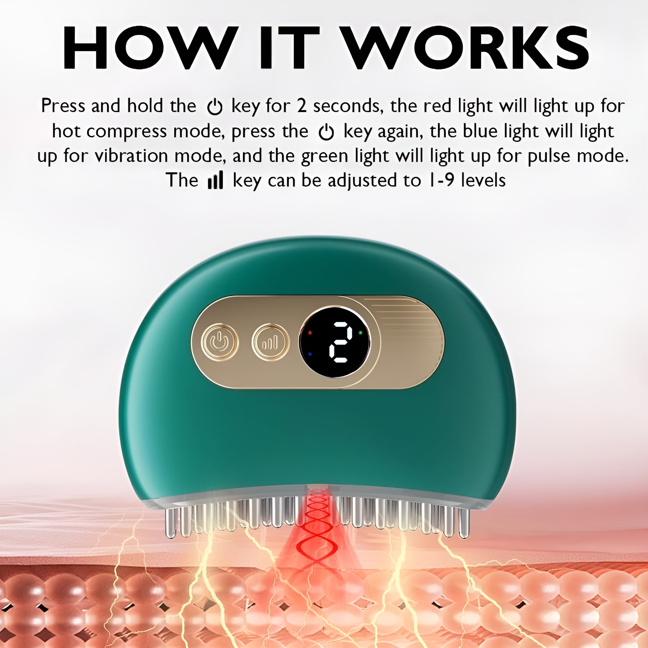 XIRQI 1Pack Jaw Massager,Heating Massage Stimulator Relaxer Tool,for ...