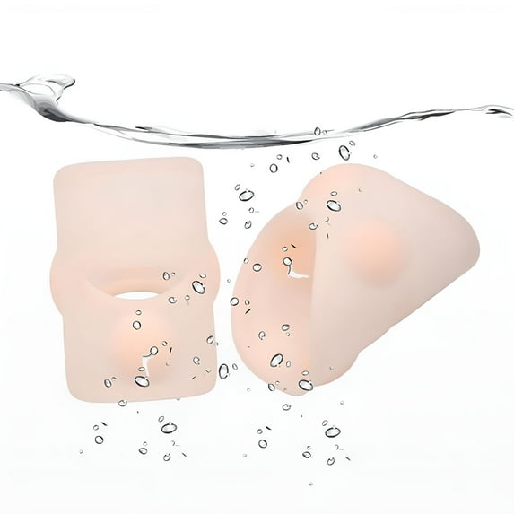 XIRQI 1pair Gel Ingrown Toenail Corrector Sleeves Big Toe Nail Healing ...