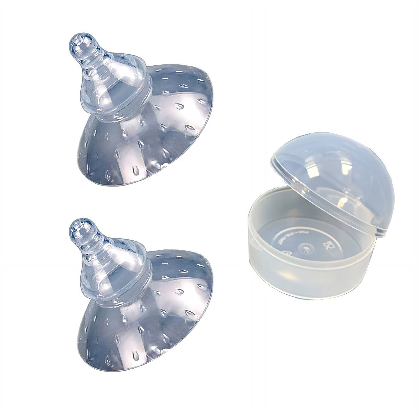 XIRQI 2 Pcs Nipple Shields for Breastfeeding Newborn,Protects Sore Or ...
