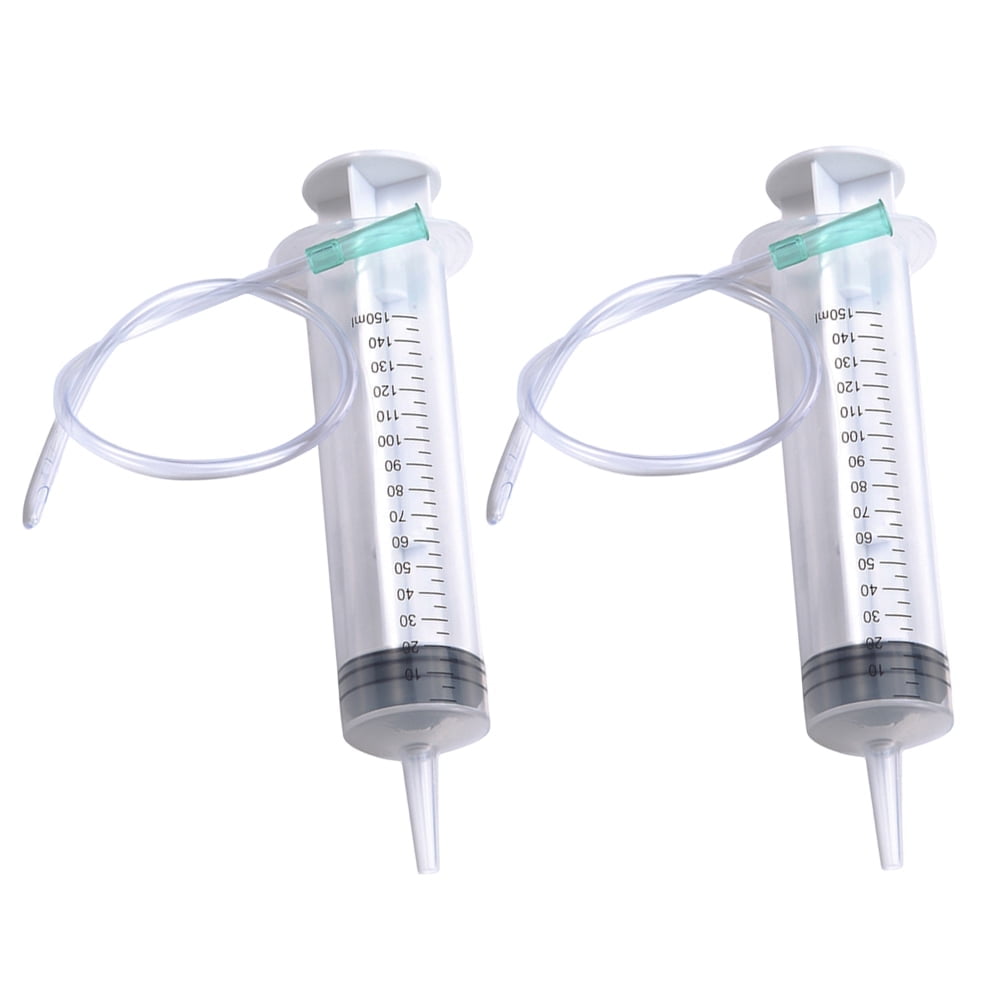 XIRQI 2 Sets 150ml Injection Syringe Anal Douche Medical Rubber Enema ...