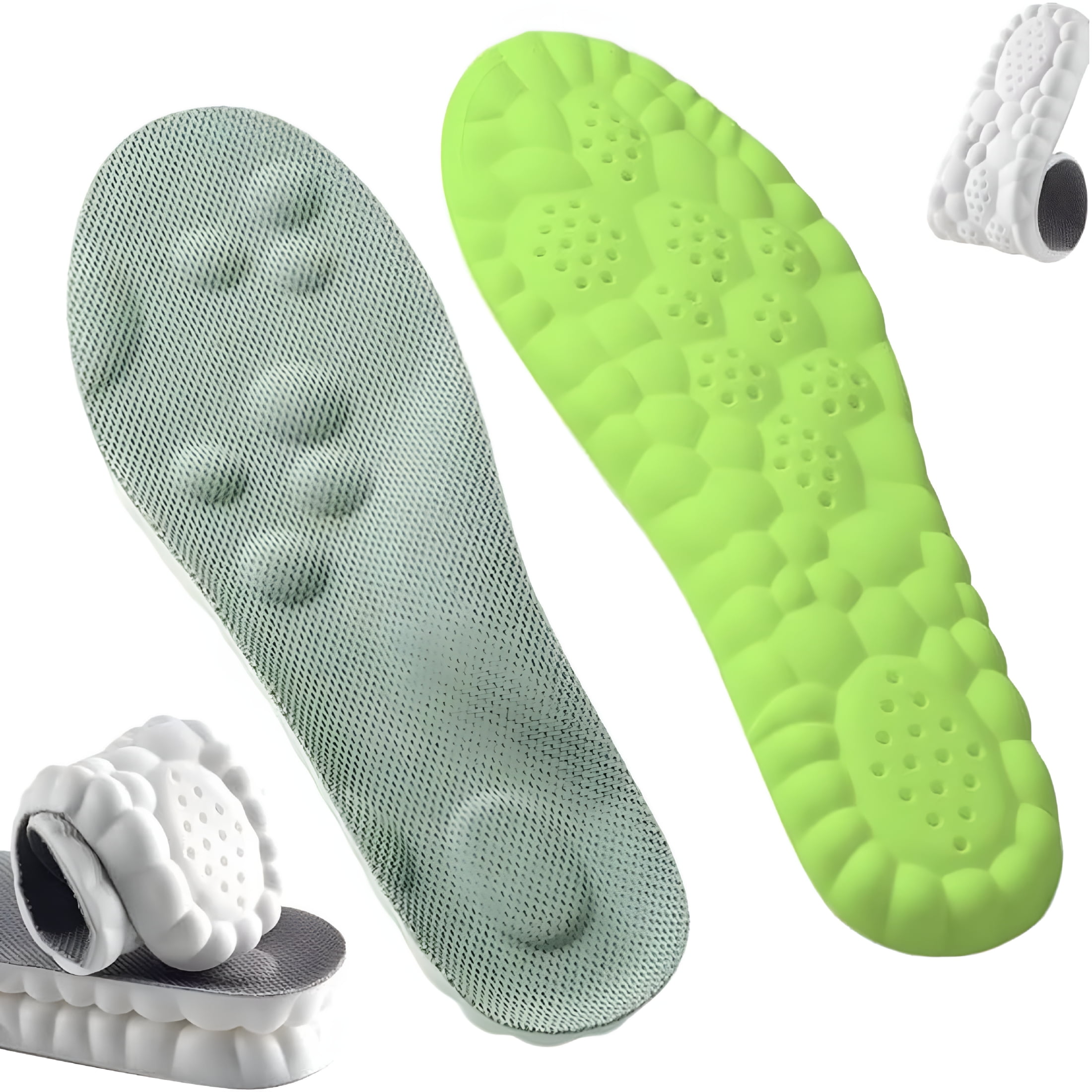 XIRQI 2026 New Insoles for Men Women, 4D Memory Foam Cloud Shoe ...