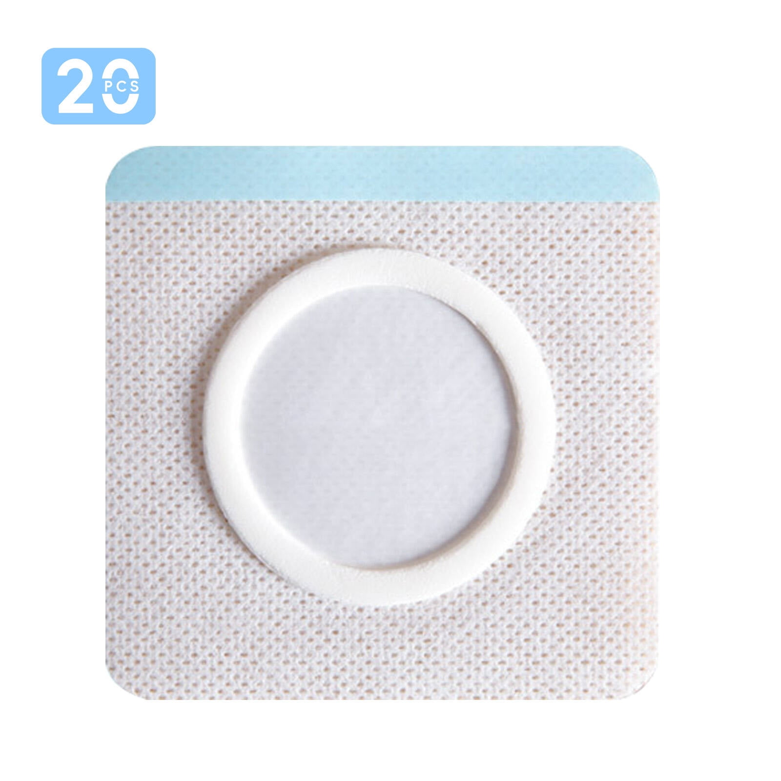 XIRQI 20Pcs Castor Oil Patches,Smooth Adhesive Layer Castor Oil Belly ...