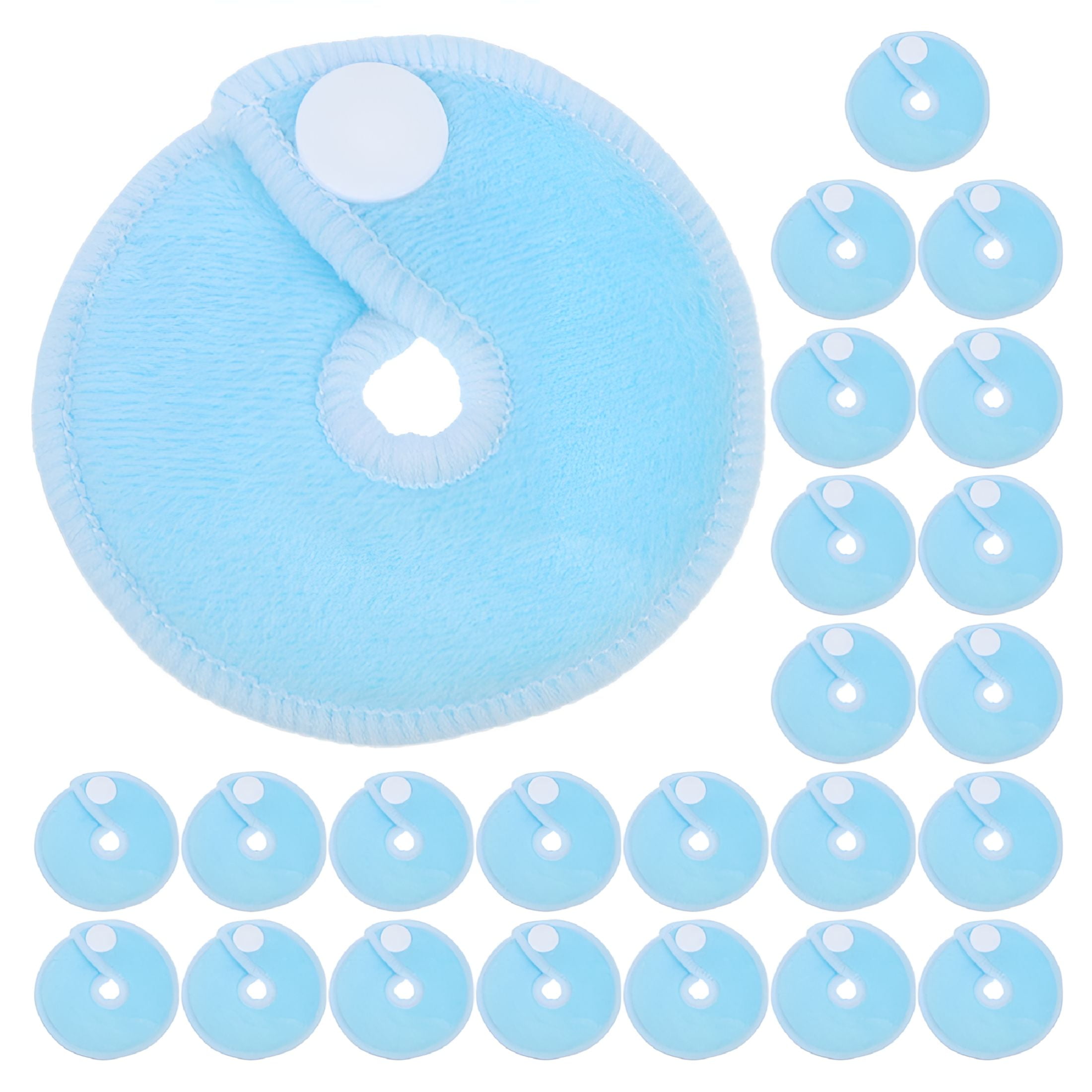 XIRQI 24pcs Shape Tube Pads Abdominal Tube Button Pads Reusable Tube ...