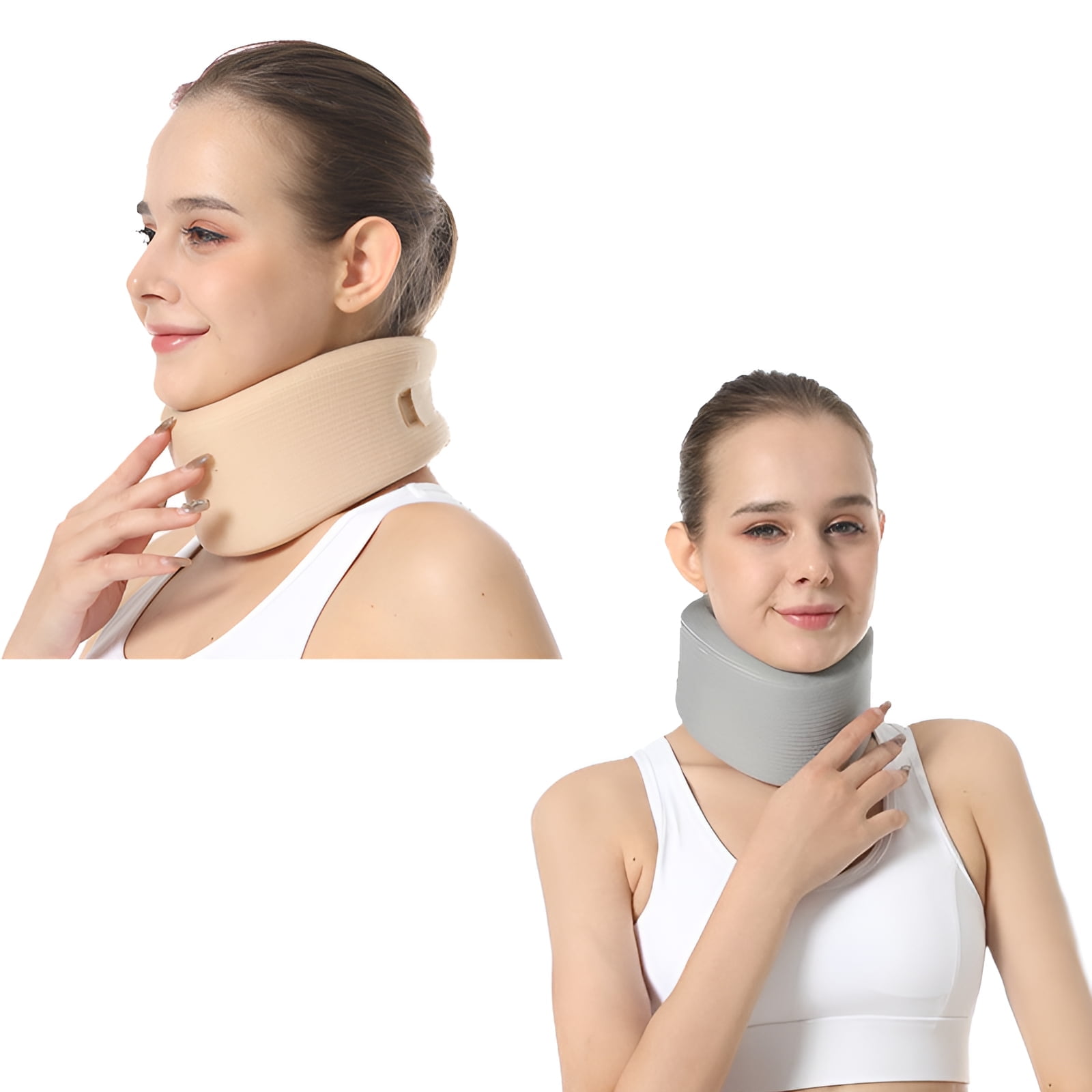XIRQI 2Pcs Neck Brace,Neck Stabilizer Migraine Relief,Posture Care ...