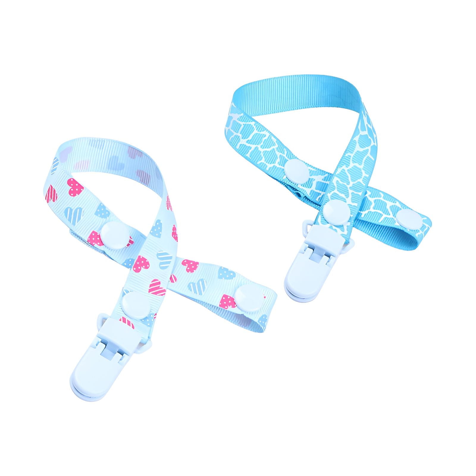 XIRQI 2Pcs Pacifier Clip,Anti-Loss Design, Secure Attachment Pacifier ...