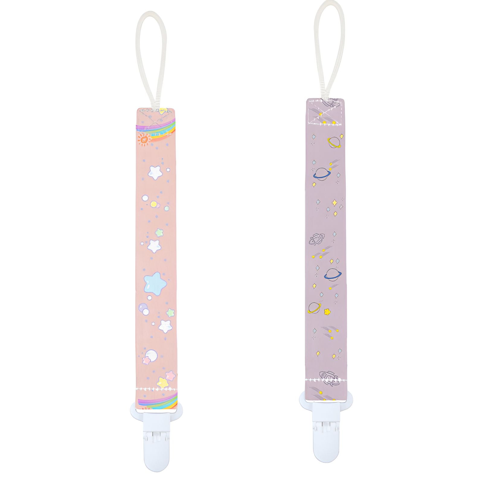 XIRQI 2Pcs Pacifier Clip,Baby Safety Pacifier Holder,Hygiene Focus Baby ...