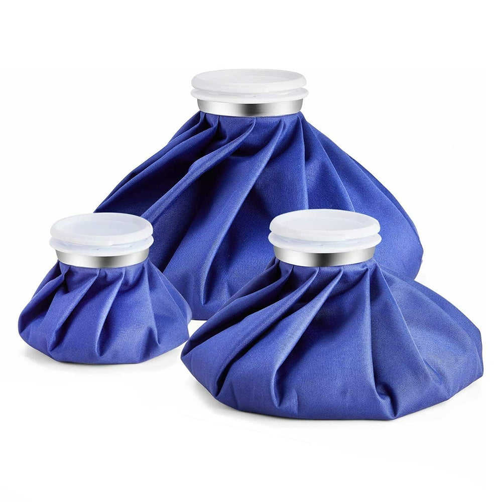 3-Pack Ice Bag, Cold Pack Reusable Cold Bag Hot Water Bag for Injuries ...