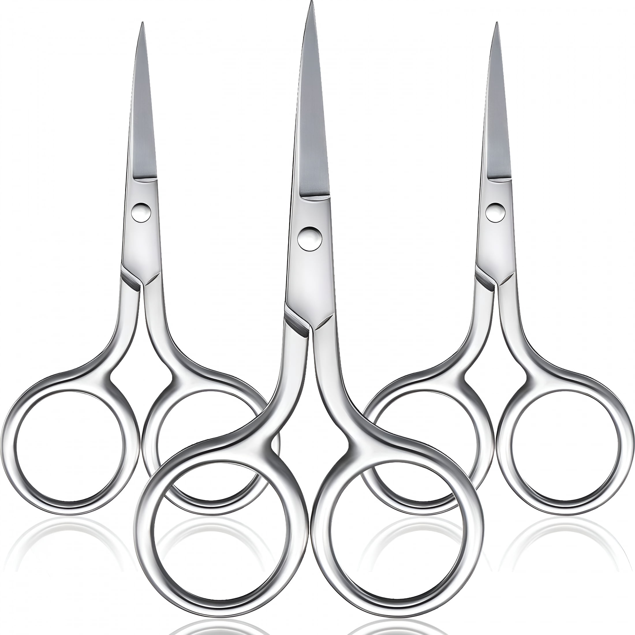 XIRQI 3 Pack Nose Hair Scissors Facial Hair Scissors Small Scissors ...