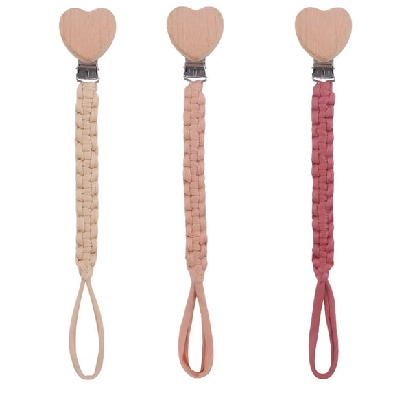 XIRQI 3Pcs Pacifier Clip,Versatile Clip Pacifier Holder,Interactive ...