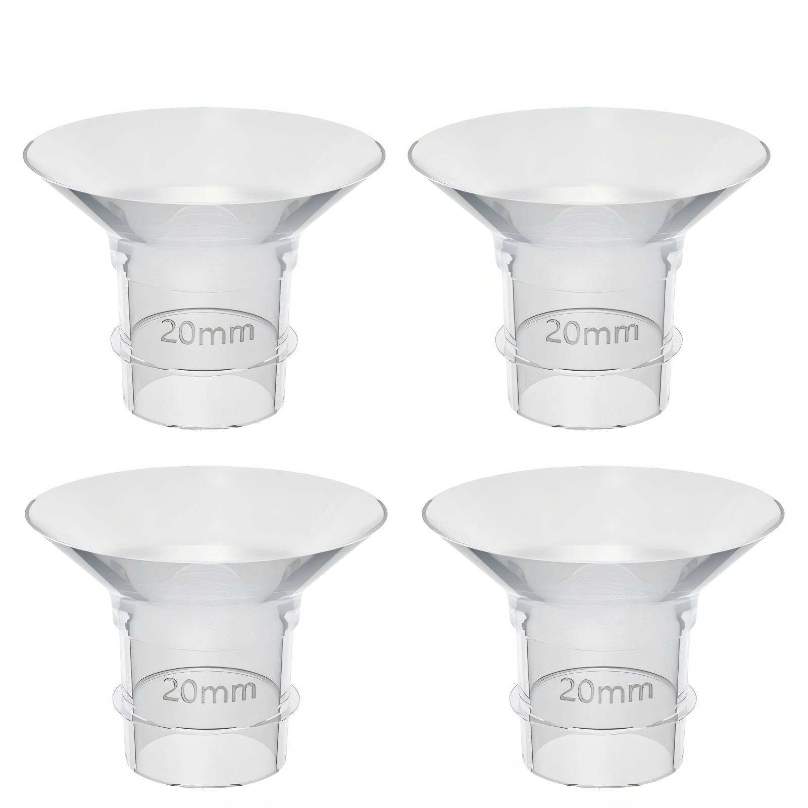 XIRQI 4 Pcs Spectra Breast Pump,Suitable for Breast Pumps with Too ...