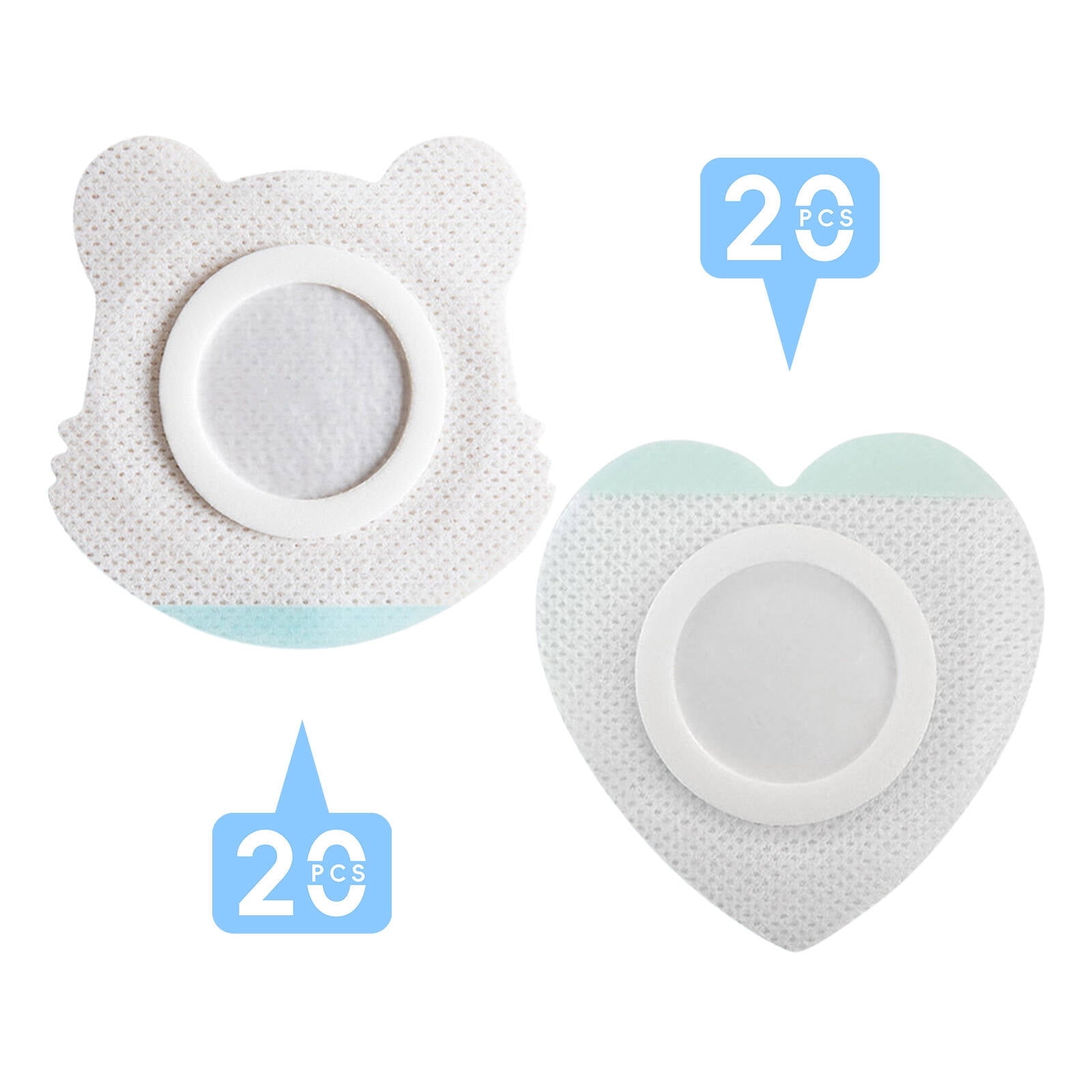 XIRQI 40Pcs Castor Oil Patches,Quick Stick-On Castor Oil Belly Button ...