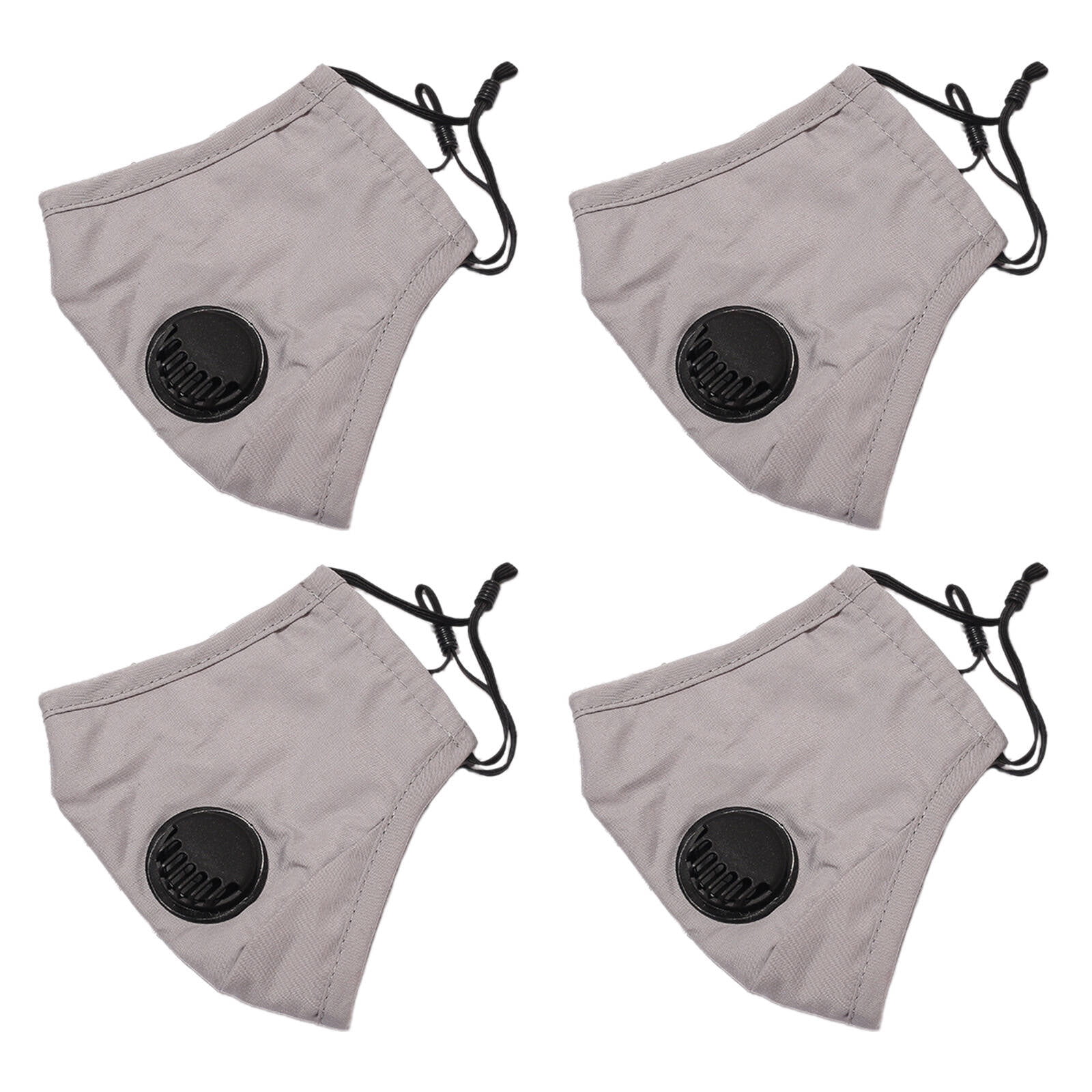 XIRQI 4Pcs Face Mask,Built-In Breathing Valve N95 Mask,Pm2.5 Filtering ...