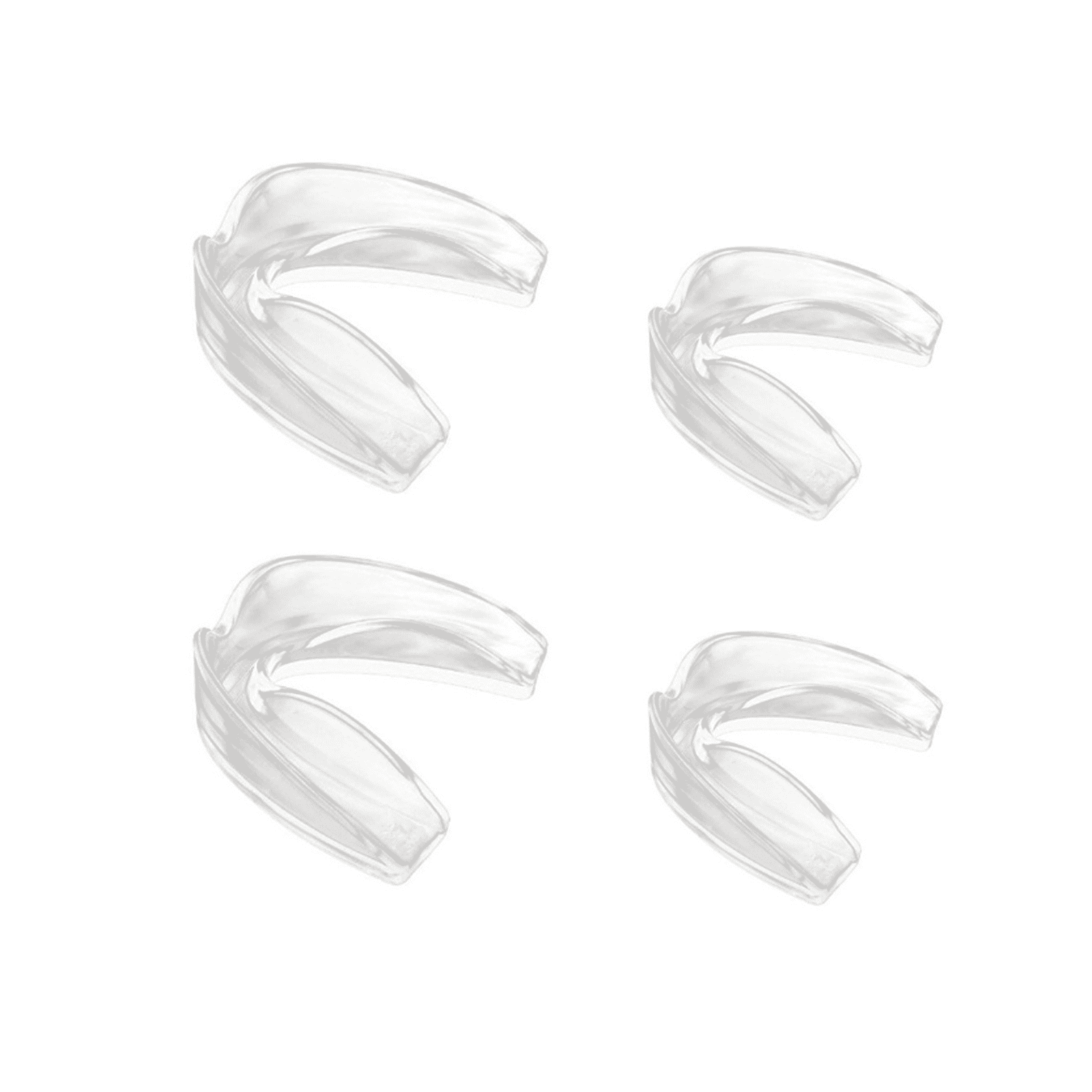 XIRQI 4Pcs Mouthguard,Transparent Nightguards for Grinding Teeth ...