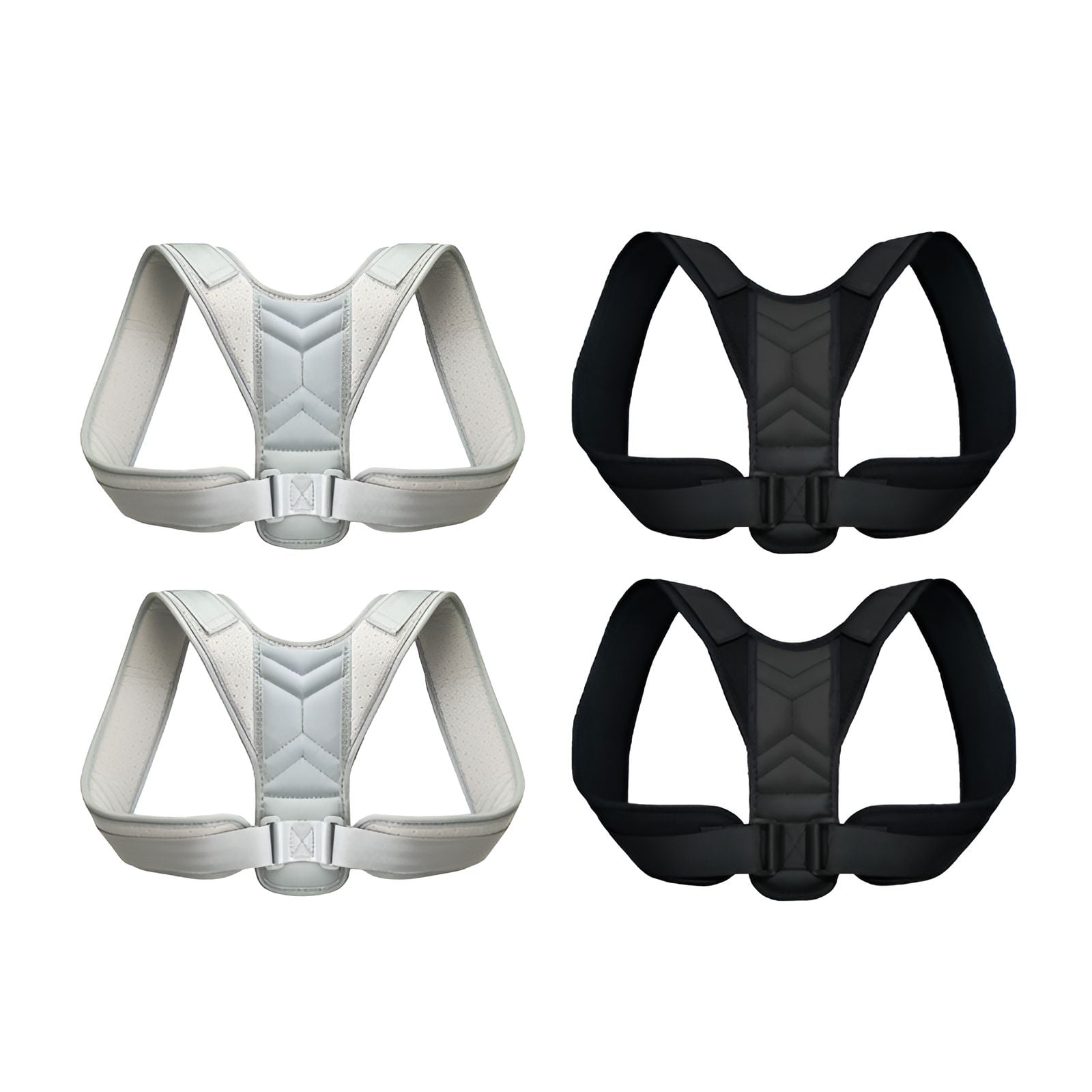 XIRQI 4Pcs Posture Corrector Bra,Adjustable Support Strength Posture ...