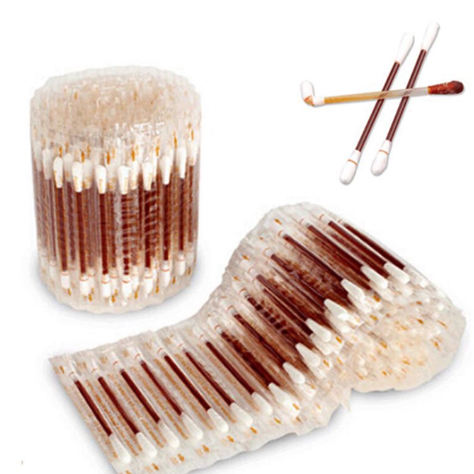 XIRQI 50Pcs Cotton Swabs,Disinfecting Iodine Swabs,Disposable Q-Tips ...