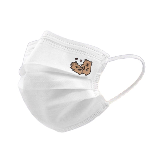 XIRQI 50Pcs Face Mask,Cute and Practical N95 Mask,Star Birch Cartoon ...