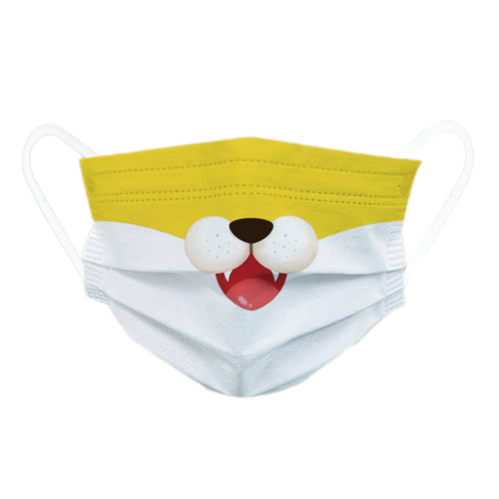 XIRQI 50Pcs Face Mask,Disposable Use N95 Mask,Cute Cat Print Design ...
