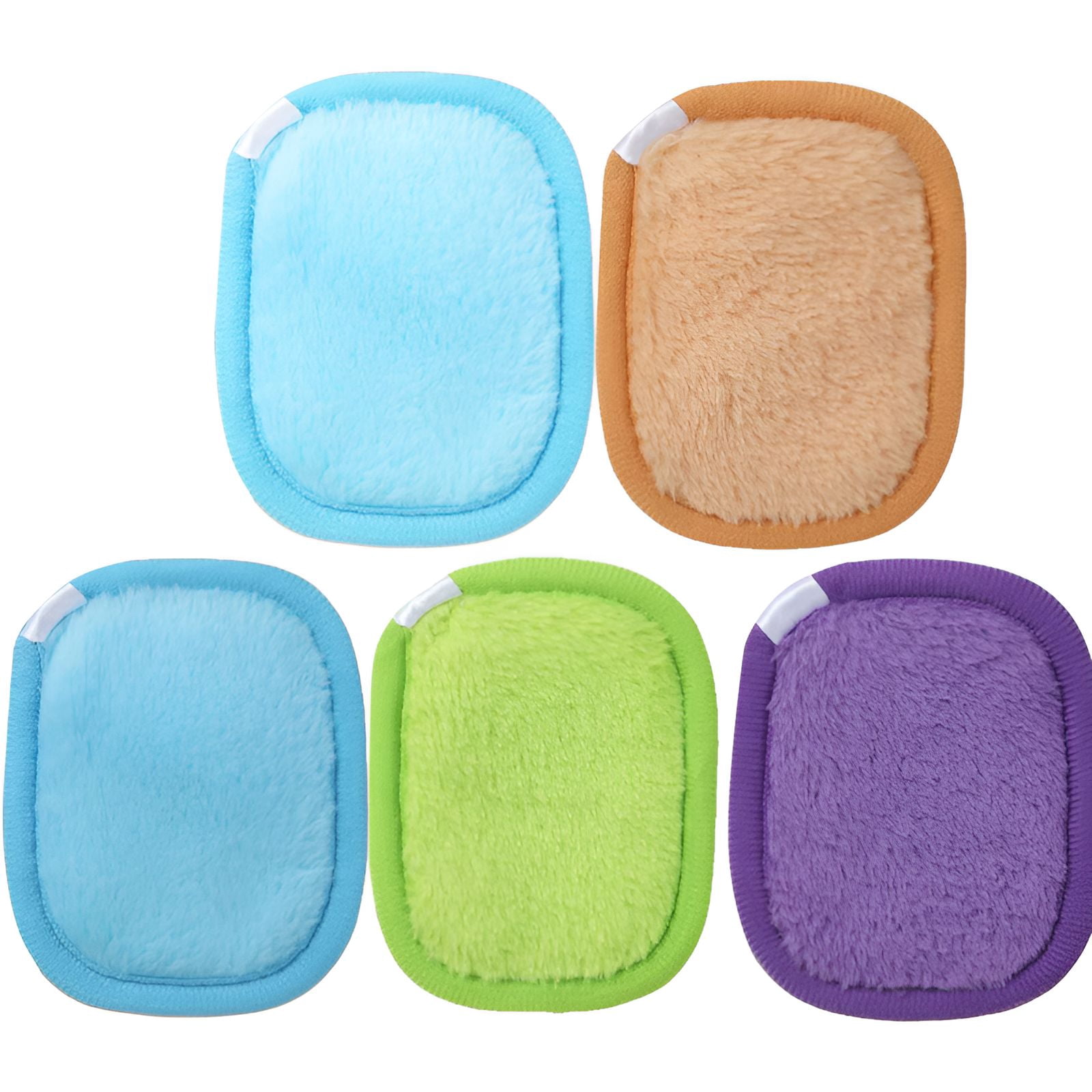 XIRQI 5Pcs Reusable Makeup Remover Pads,Makeup Towels Face Washcloth ...