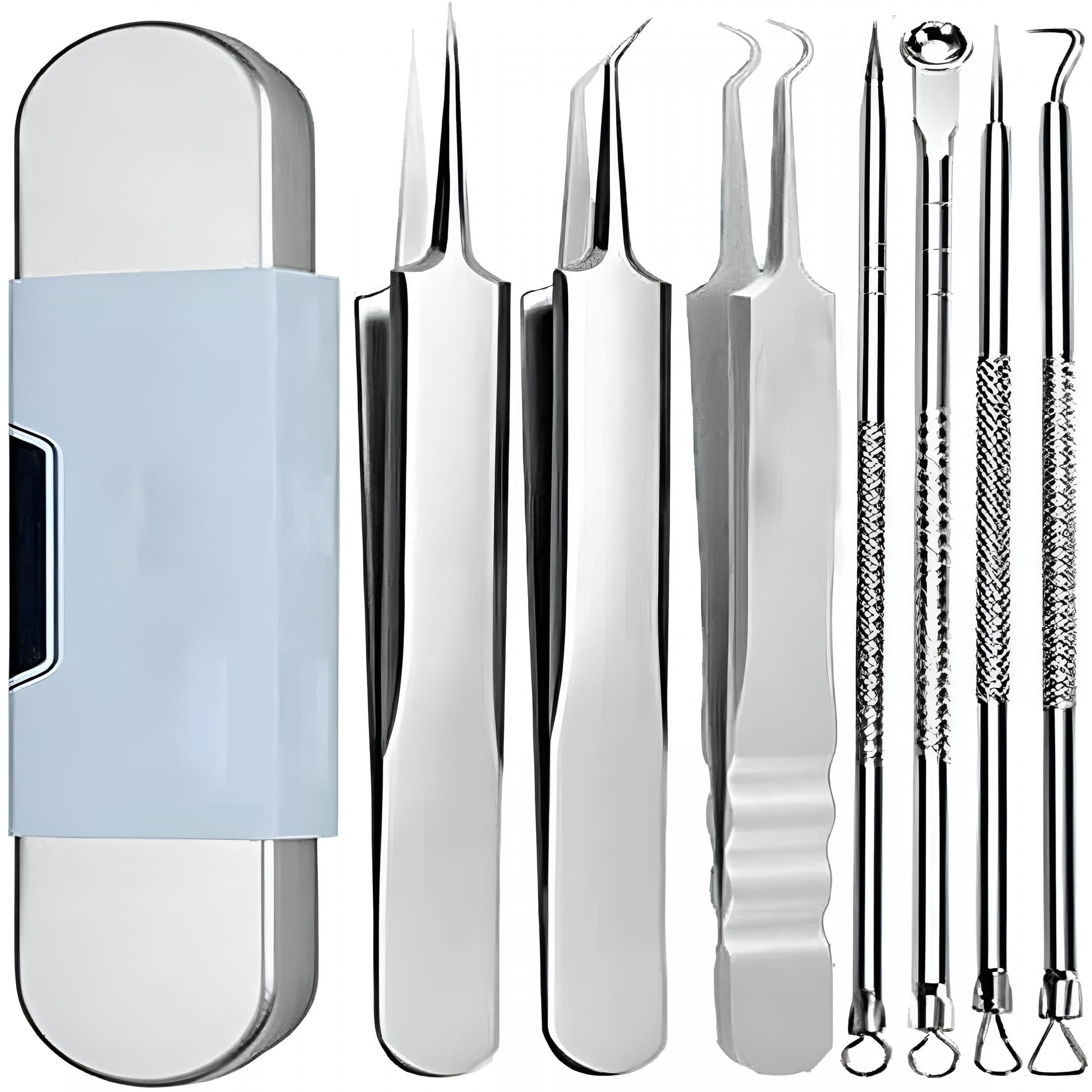 XIRQI 6 Pack Stainless Steel Remover Tools Kit, Medical Grade Blackhead ...