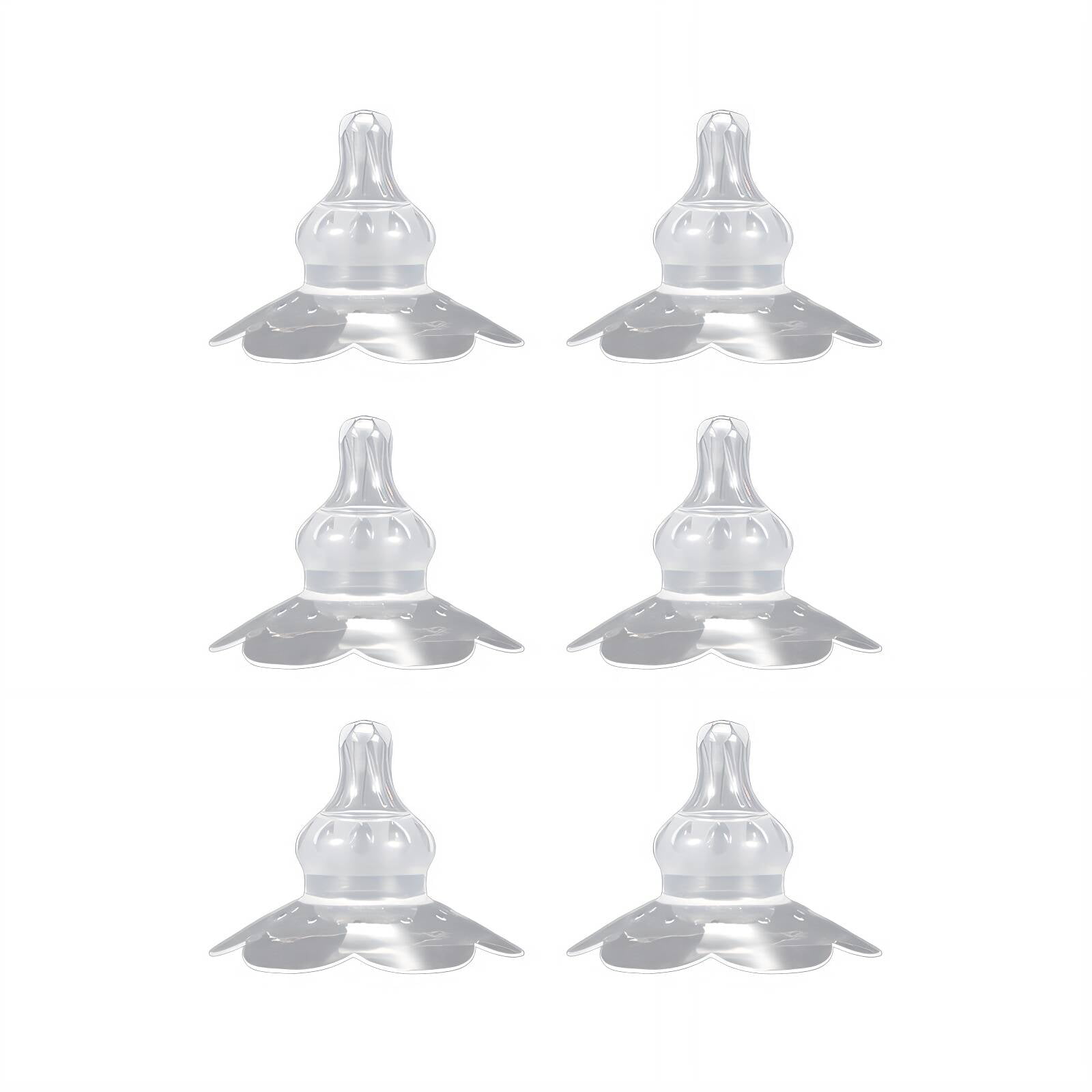 XIRQI 6 Pcs Nipple Shields for Breastfeeding Newborn,Suitable for ...