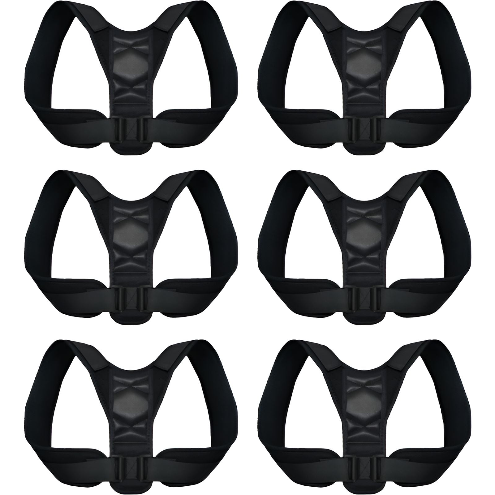 XIRQI 6Pcs Back Straightener Posture Corrector,Effortlessly Adjust ...