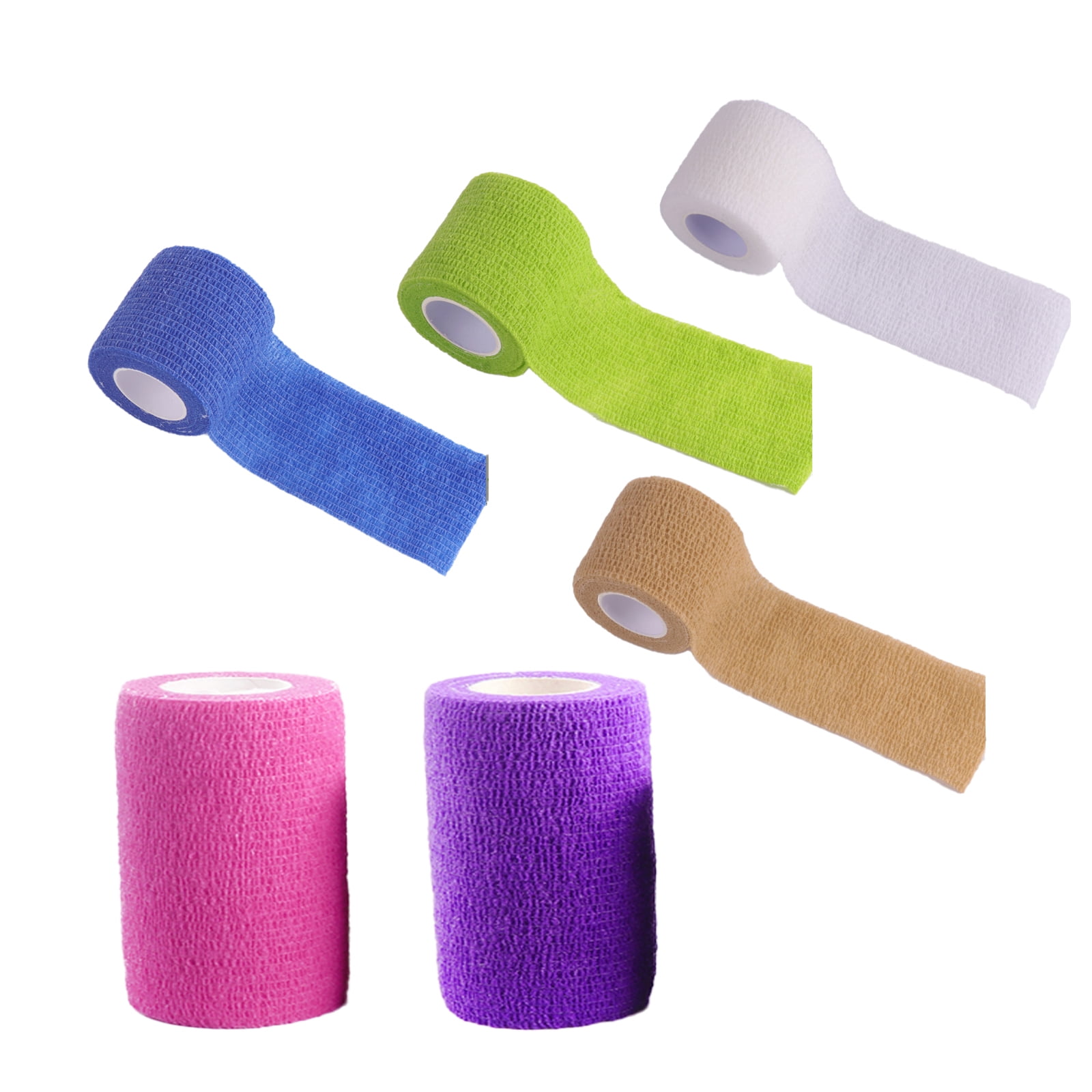 XIRQI 6Pcs Self Adhesive Bandage Wrap,Strong Breathability Wrist Tape ...