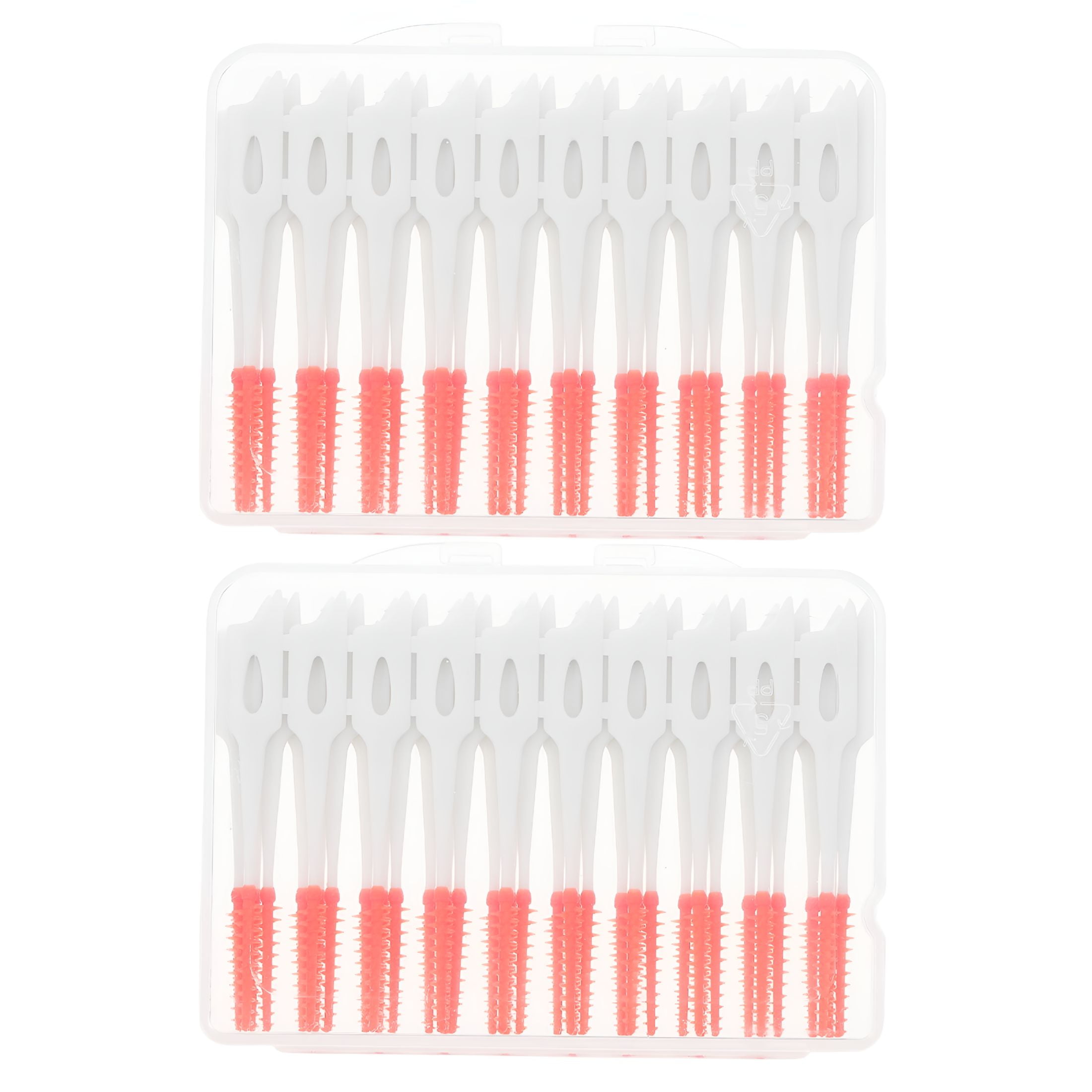 XIRQI 80 Pcs Gum Interdental Brush Floss Pick Dispenser Interproximal ...