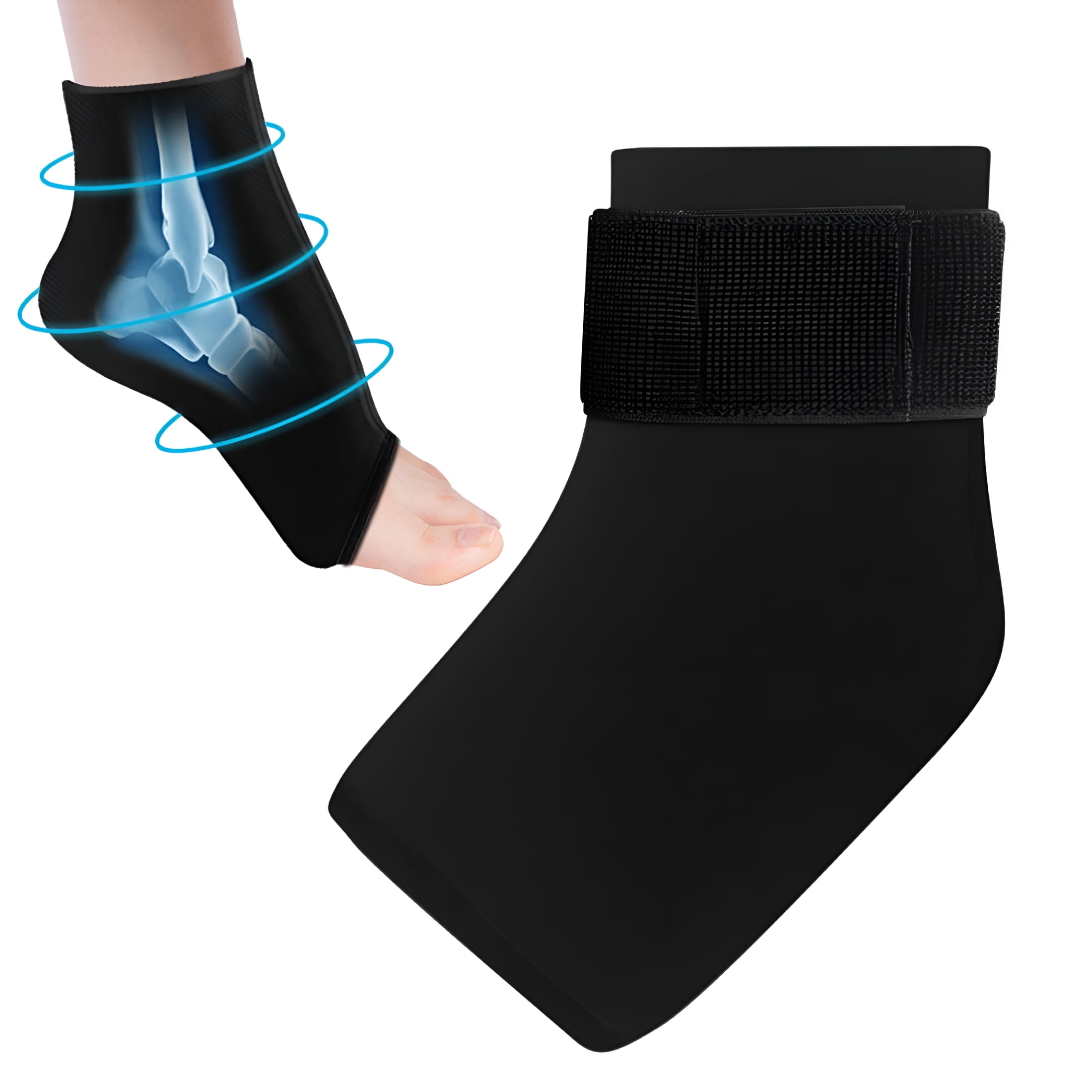 XIRQI Ankle Ice Pack Wrap for Swelling and Plantar Fasciitis Relief ...