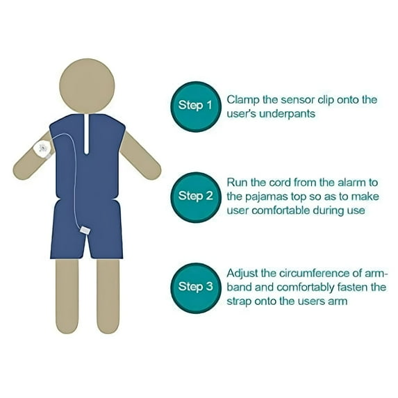 XIRQI Bedwetting Alarm for Kids,Teens and Seniors with Loud Sound and ...