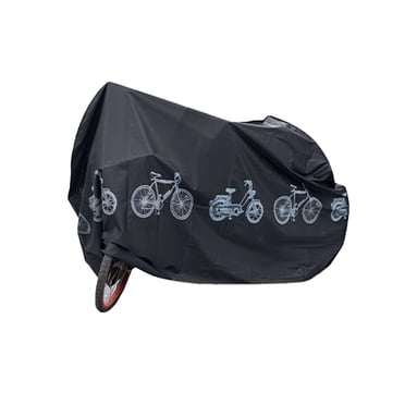TSV Outdoor Bike Cover, Bicycle Waterproof Cover with Lock Holes, Black ...