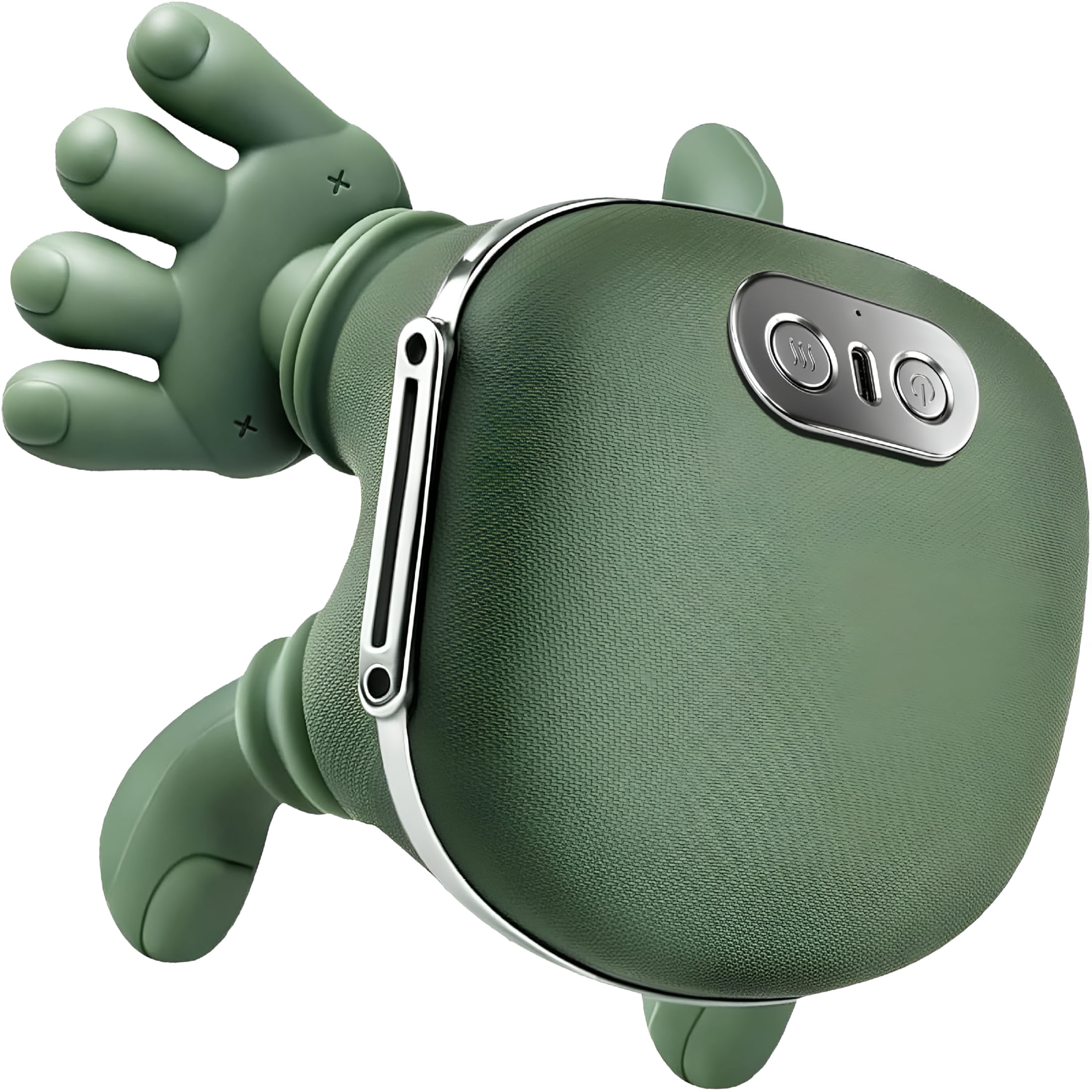 XIRQI Bionic Neck Massager with Adjustable Heat,Portable Deep Tissue 4D ...