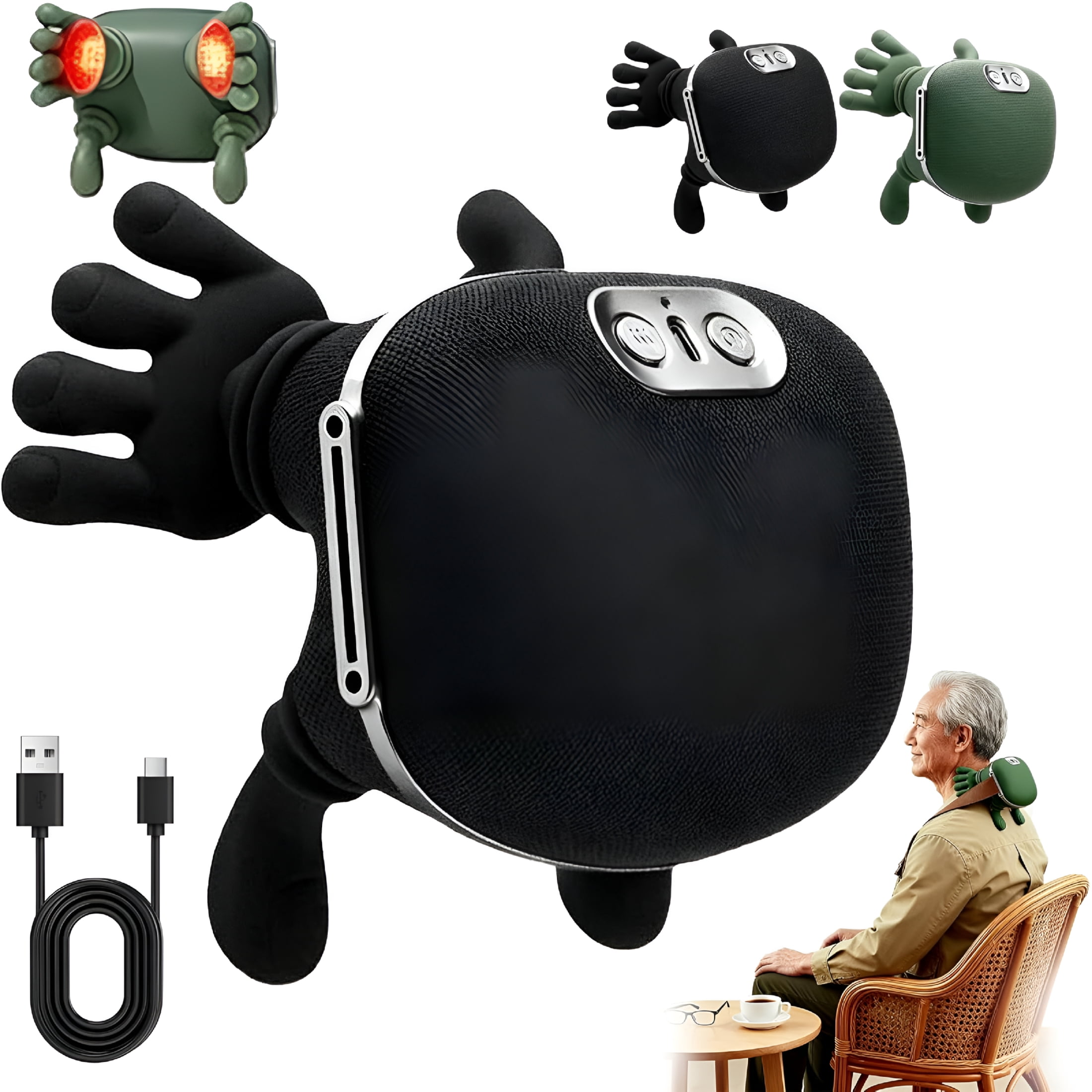 XIRQI Bionic Relaxation Massager - Neck Massager with Fingers, Bionic ...