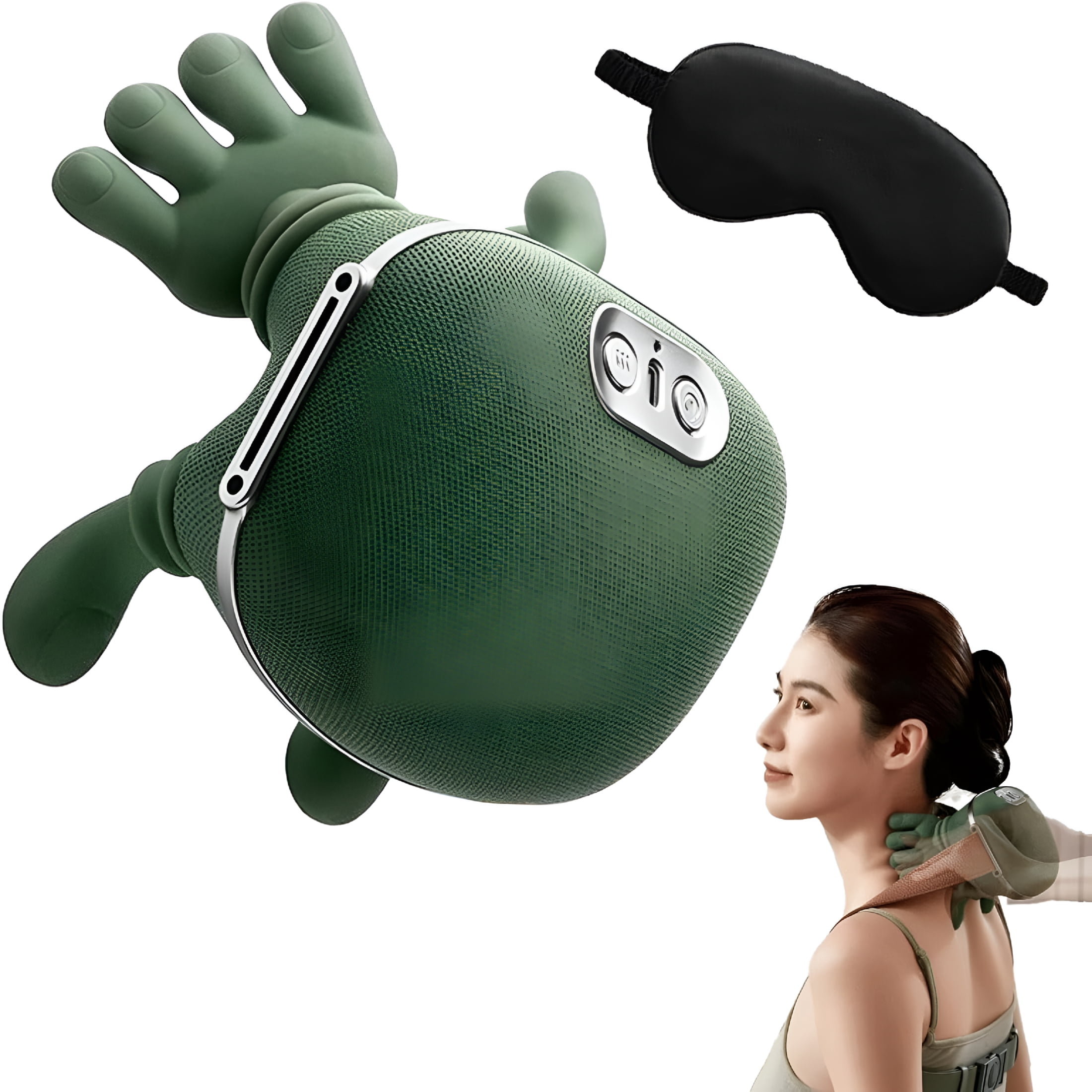 XIRQI Bionic Relaxation Massager - Neck Massager with Fingers, Heated ...