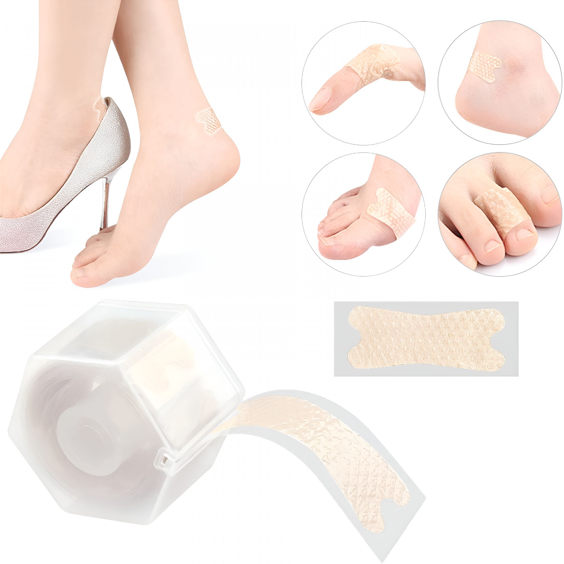 XIRQI Blister Bandages for Feet,Blister Prevention Pads for Feet ...