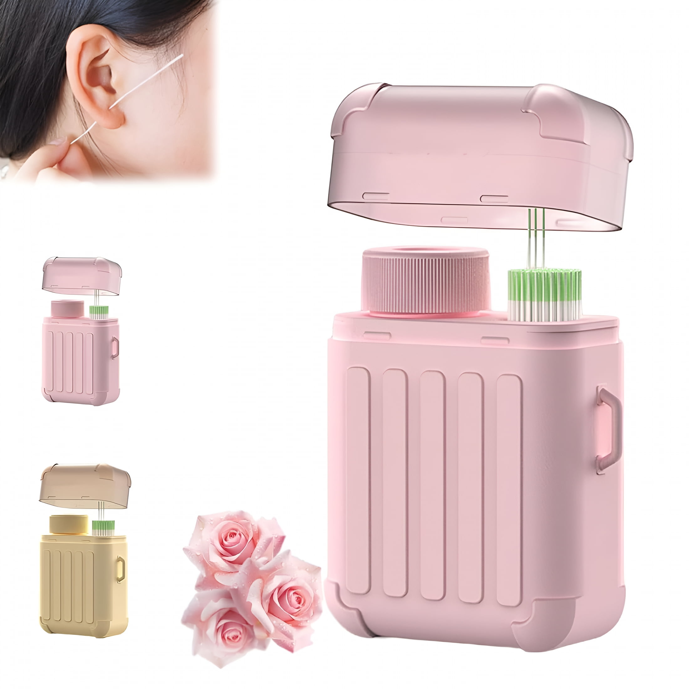 XIRQI Ear Piercing Cleaning Kit, Ear Hole Ear Care Kit Disposable ...