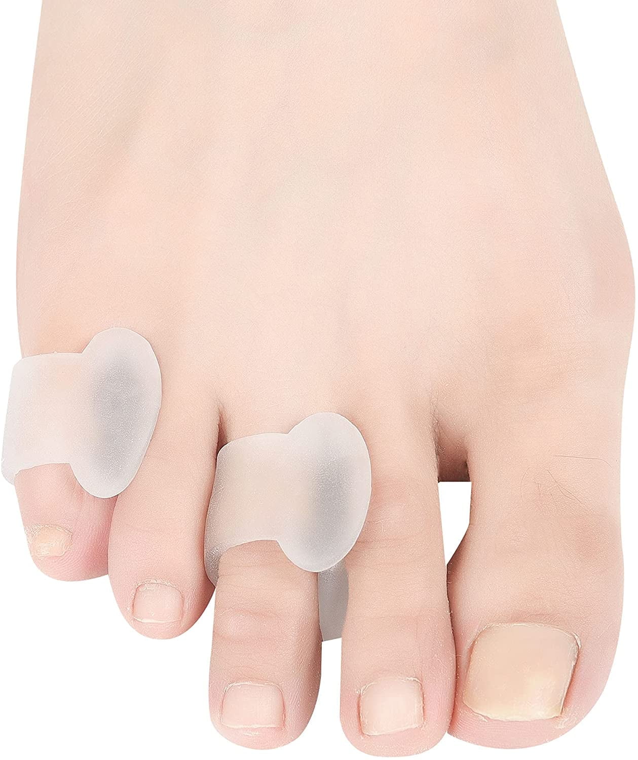 XIRQI Gel Toe Separators, Pinky Toe Protector Spreader Small Silicone ...