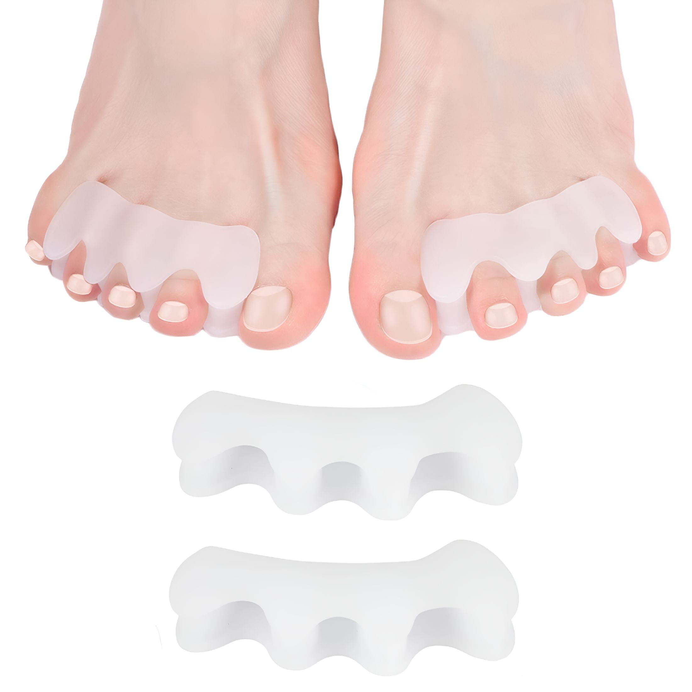 XIRQI Gel Toe Separators,Spreaders & Straighteners Hammer Toe Separator ...