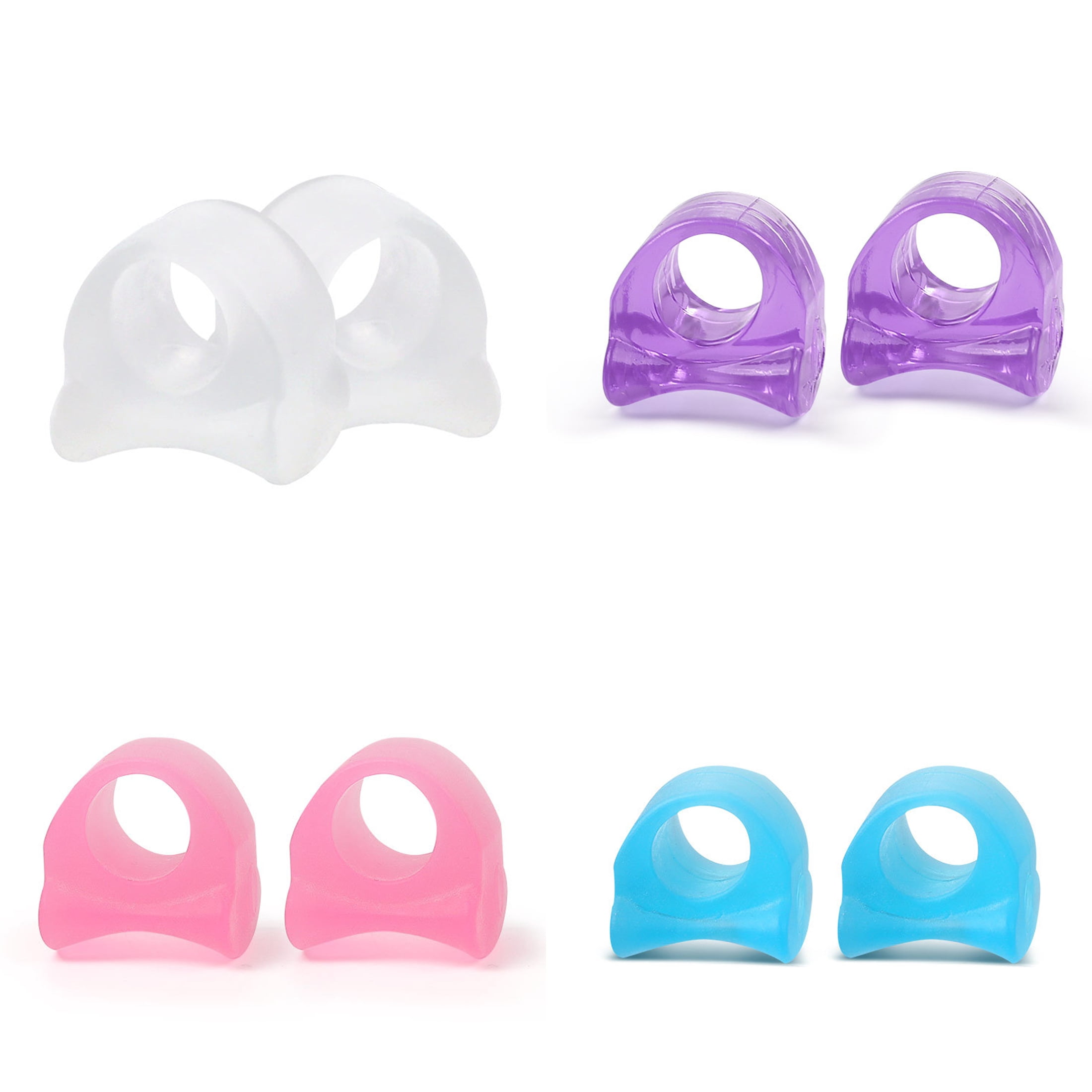 XIRQI Gel Toe Separators for Overlapping Toes,Bunions,Big Toe Alignment ...
