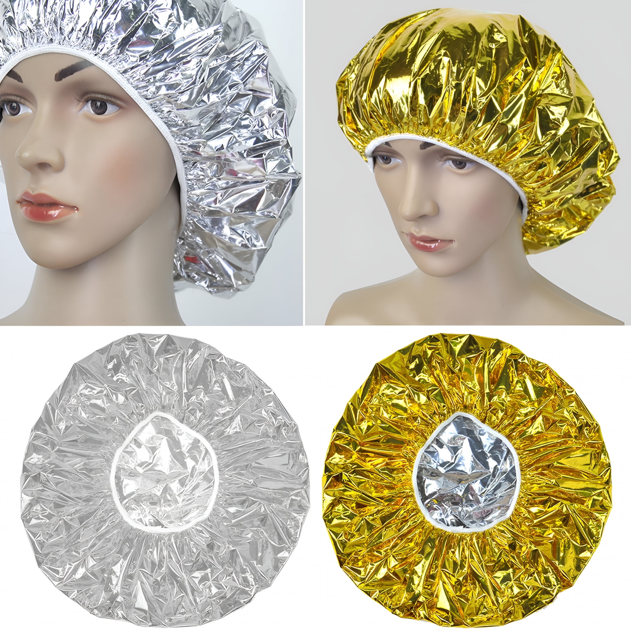 XIRQI Hairdressing Aluminum Foil Heat Insulation Cap, Aluminum Foil ...