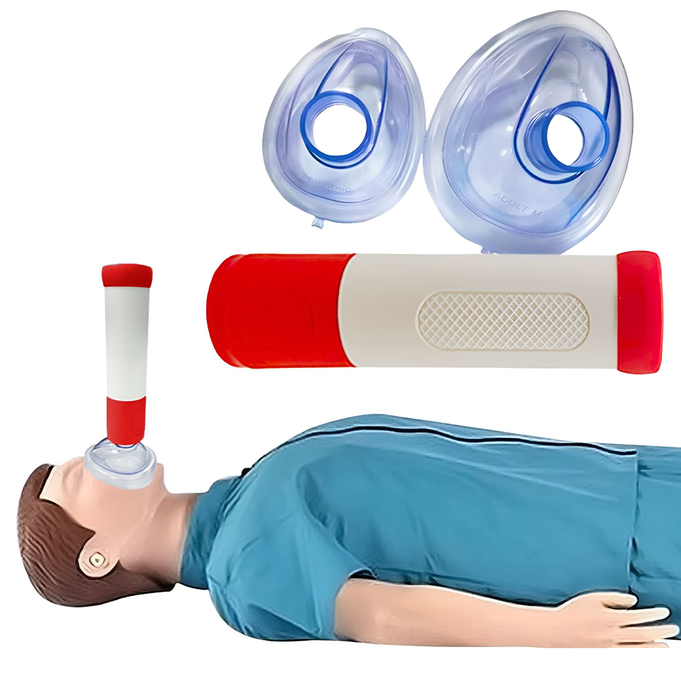 XIRQI Heimlich Suction Device,A Respirator Plus Two Masks,One Large And ...