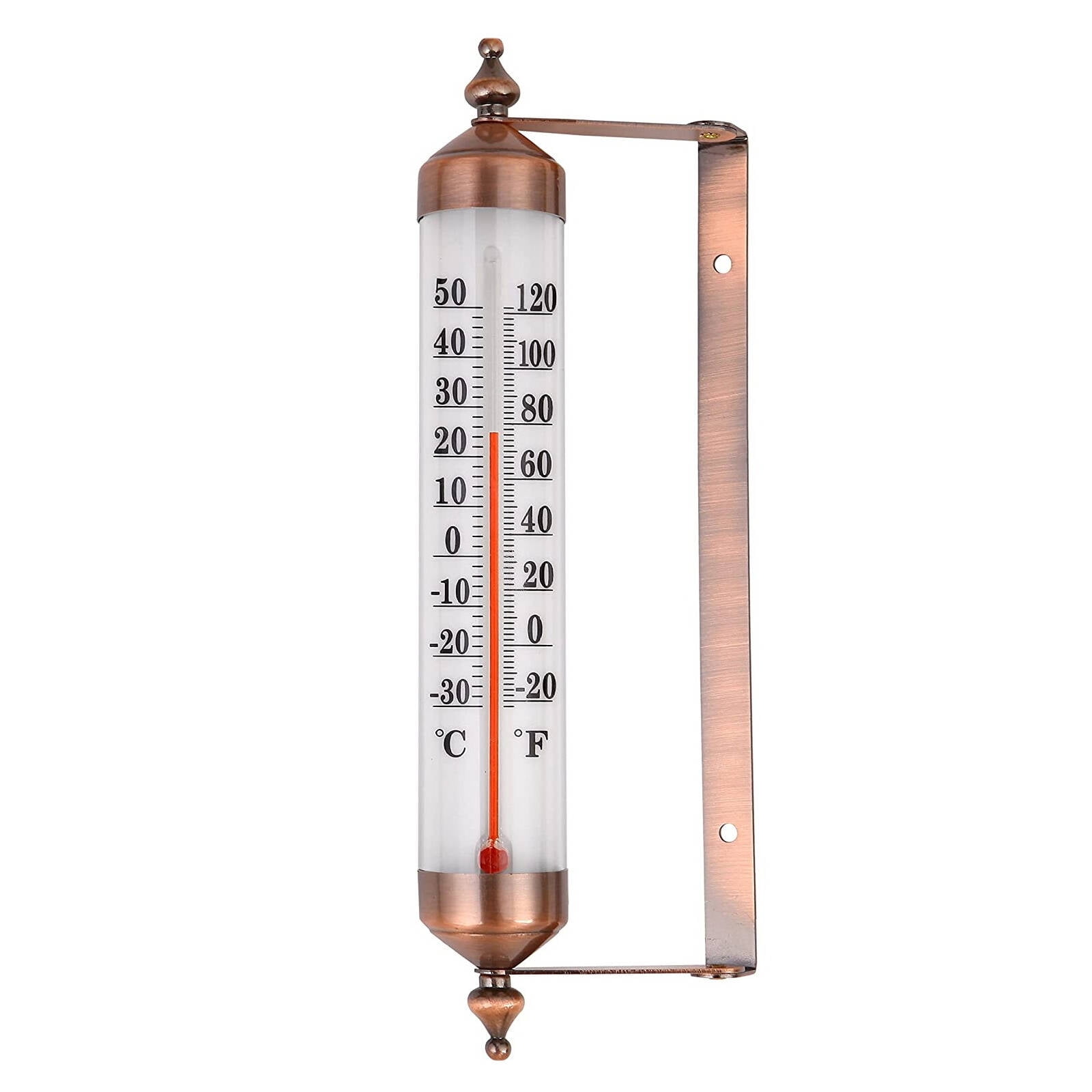 XIRQI Indoor Outdoor Thermometer Wireless Metal Outdoor Thermometer ...