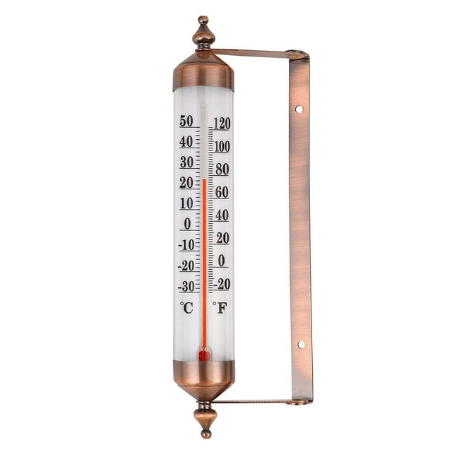 XIRQI Indoor Outdoor Thermometer Wireless Metal Outdoor Thermometer ...